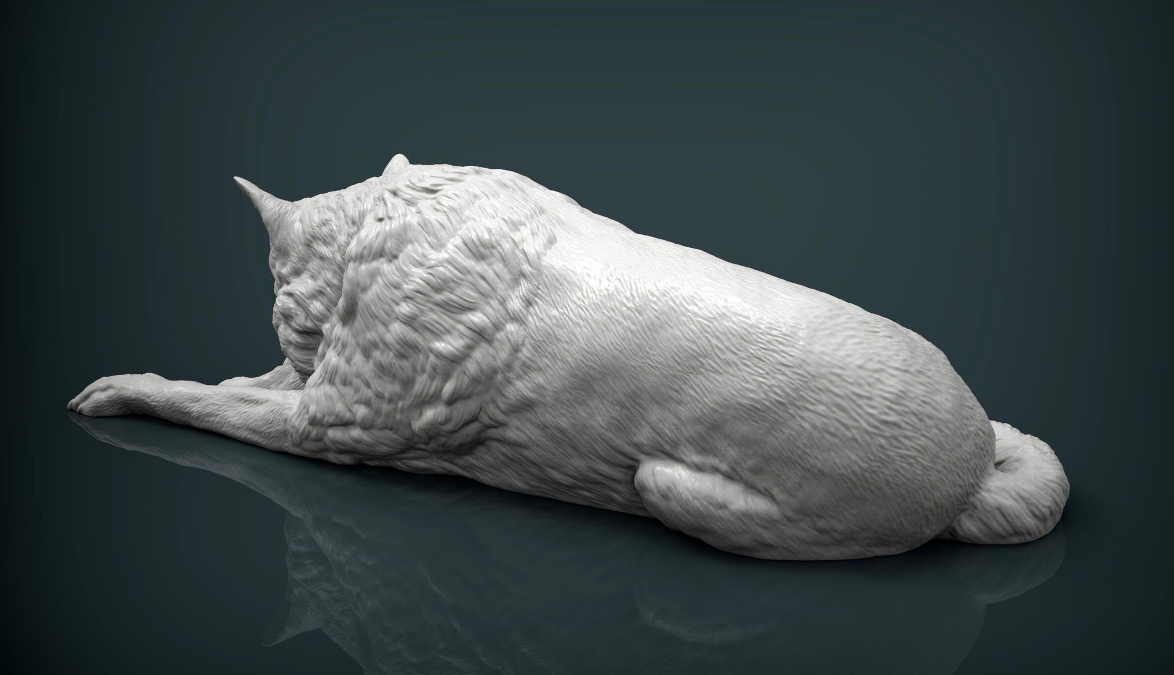 Wolf 3D Print Model by Alexander3dart