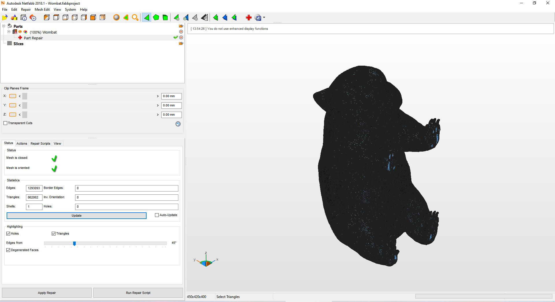 Wombat Sculpture - 3D Model by Alexander3dart