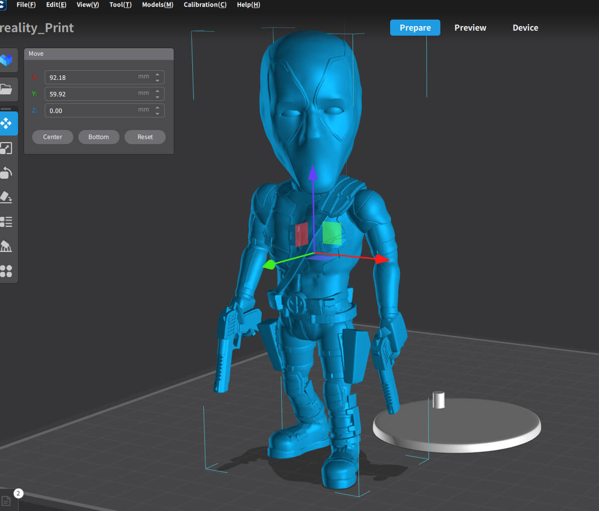 Deadpool 3,Posing Heroic - 3D Model by AlexanderCDR