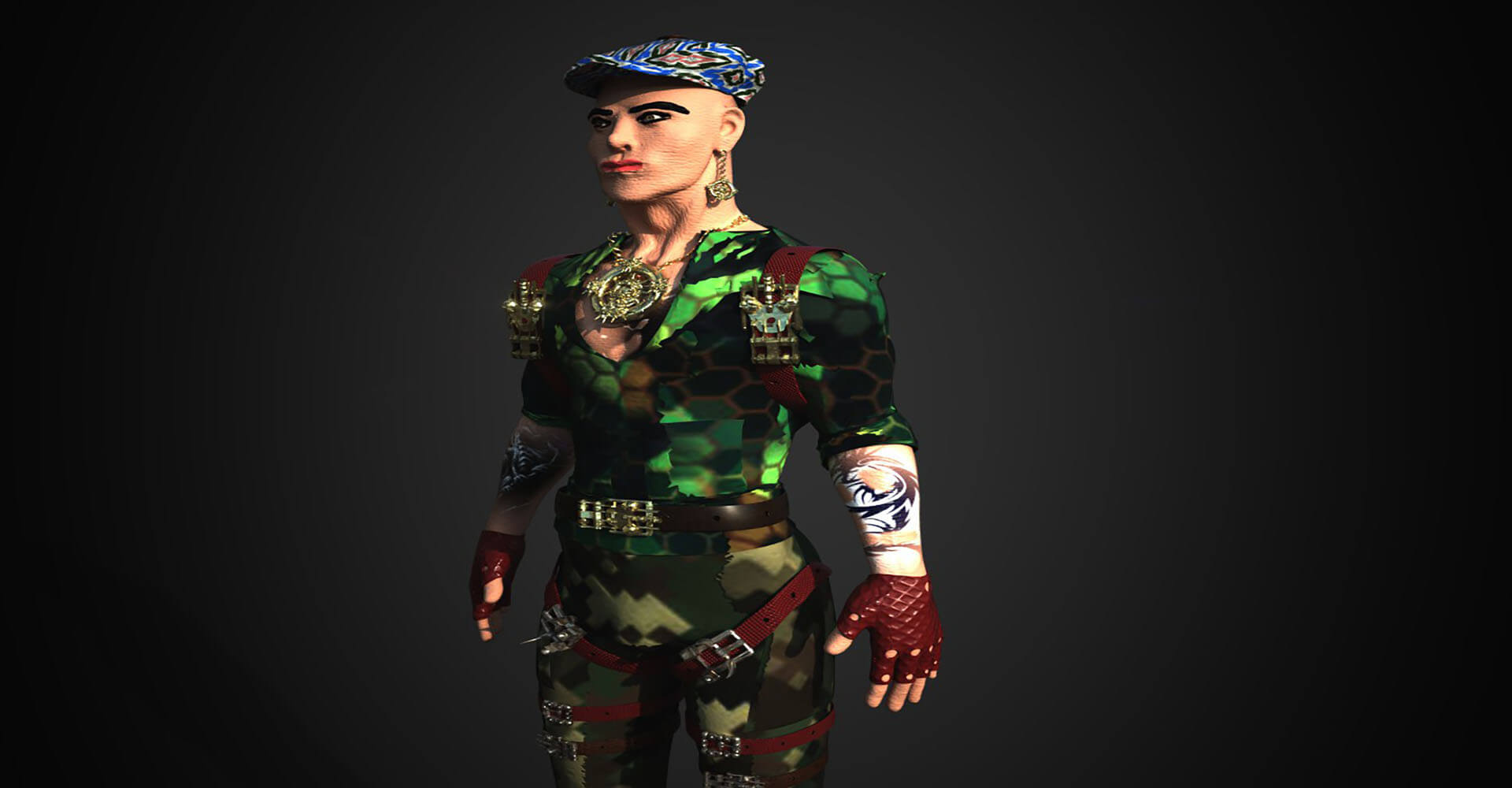 Soldier Character - 3D Model by AlexanderIgorevich