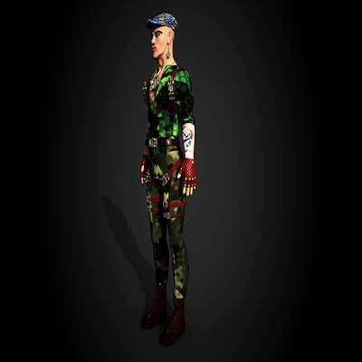 Soldier Character - 3D Model by AlexanderIgorevich