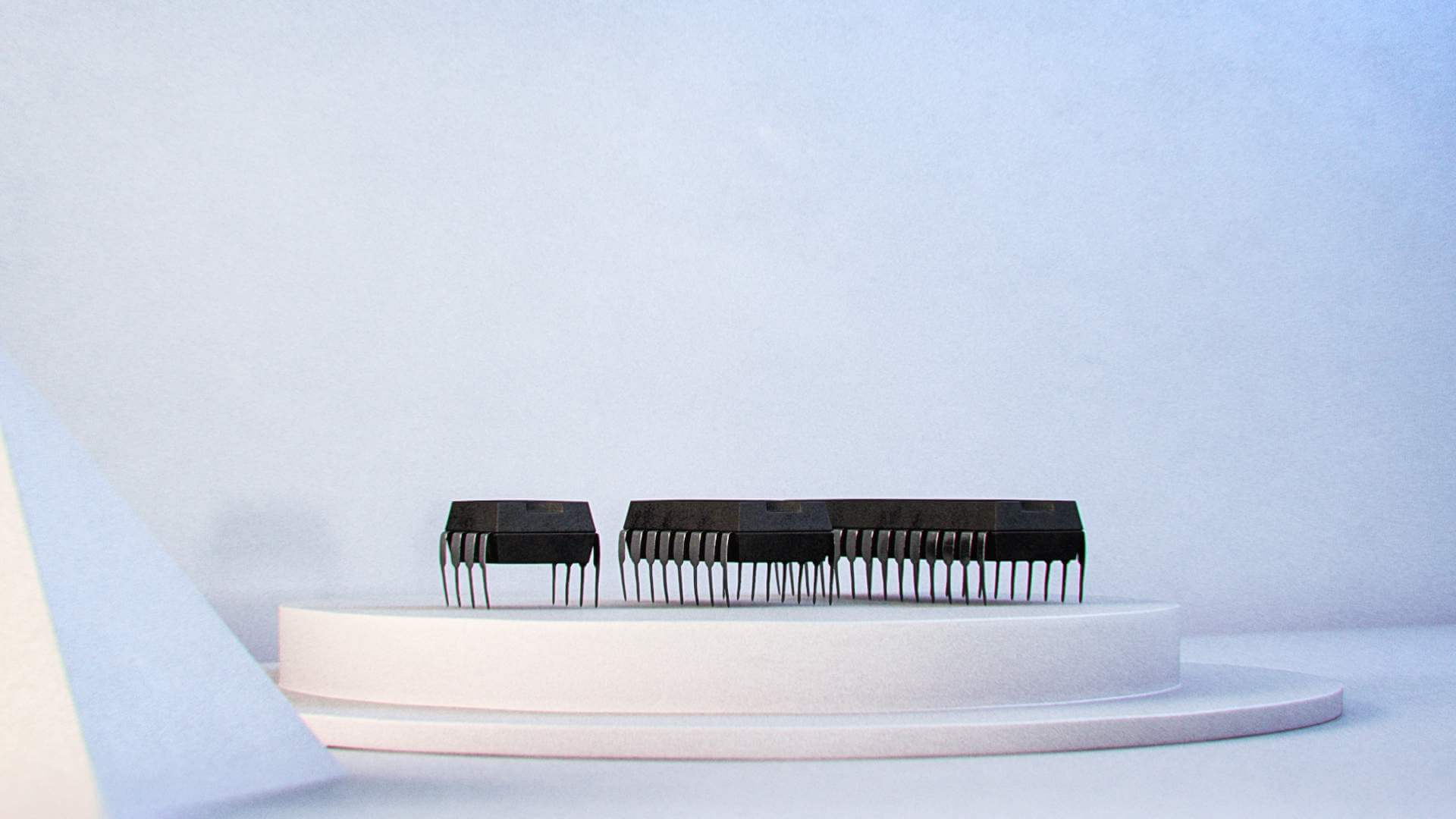 Integrated Circuit - 3D Model by Alexandre-O