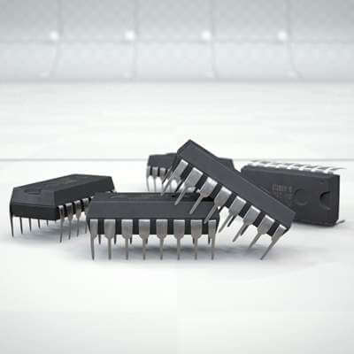 Integrated Circuit - 3D Model by Alexandre-O
