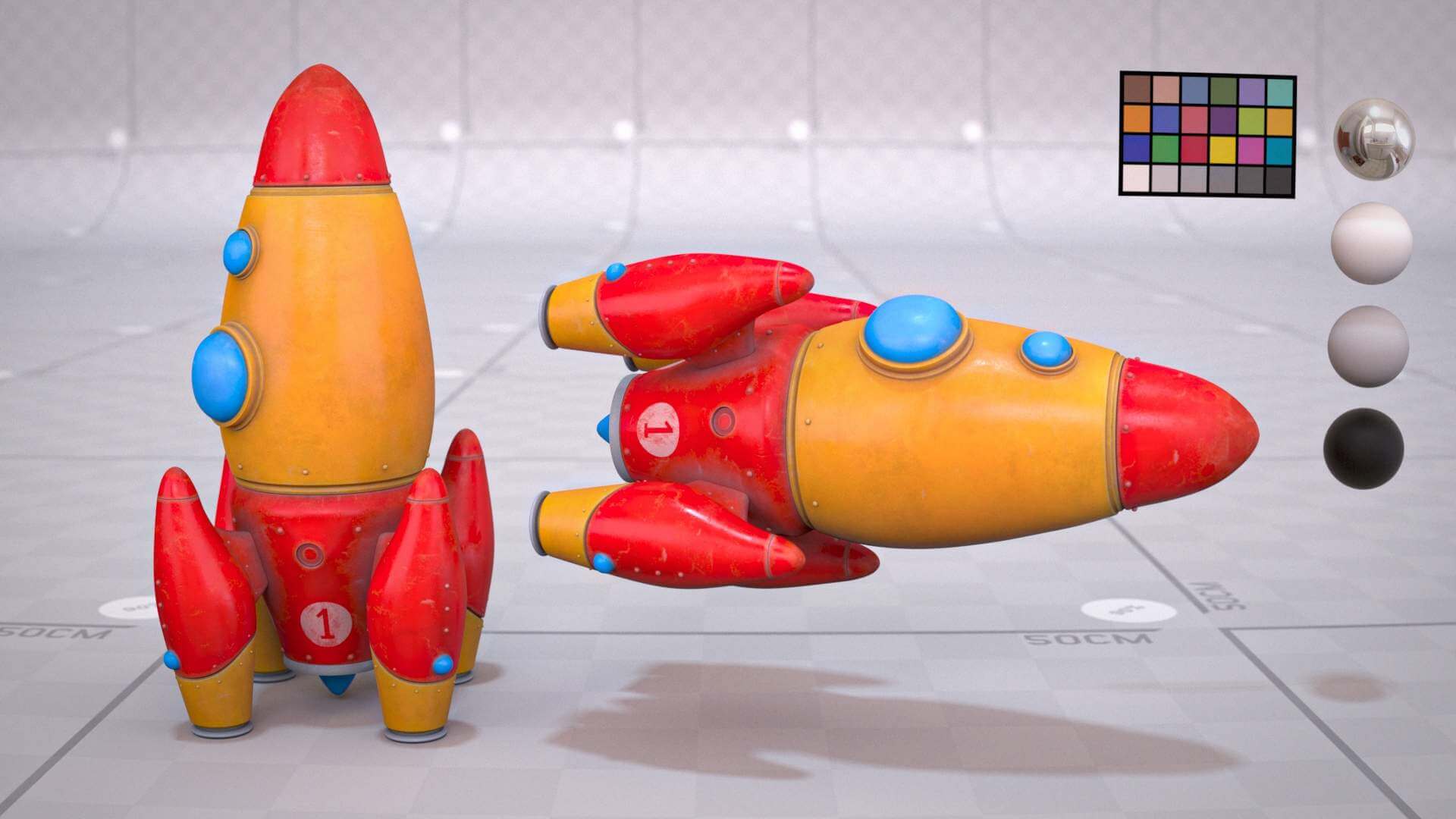 Rocket Toy - 3D Model by Alexandre-O