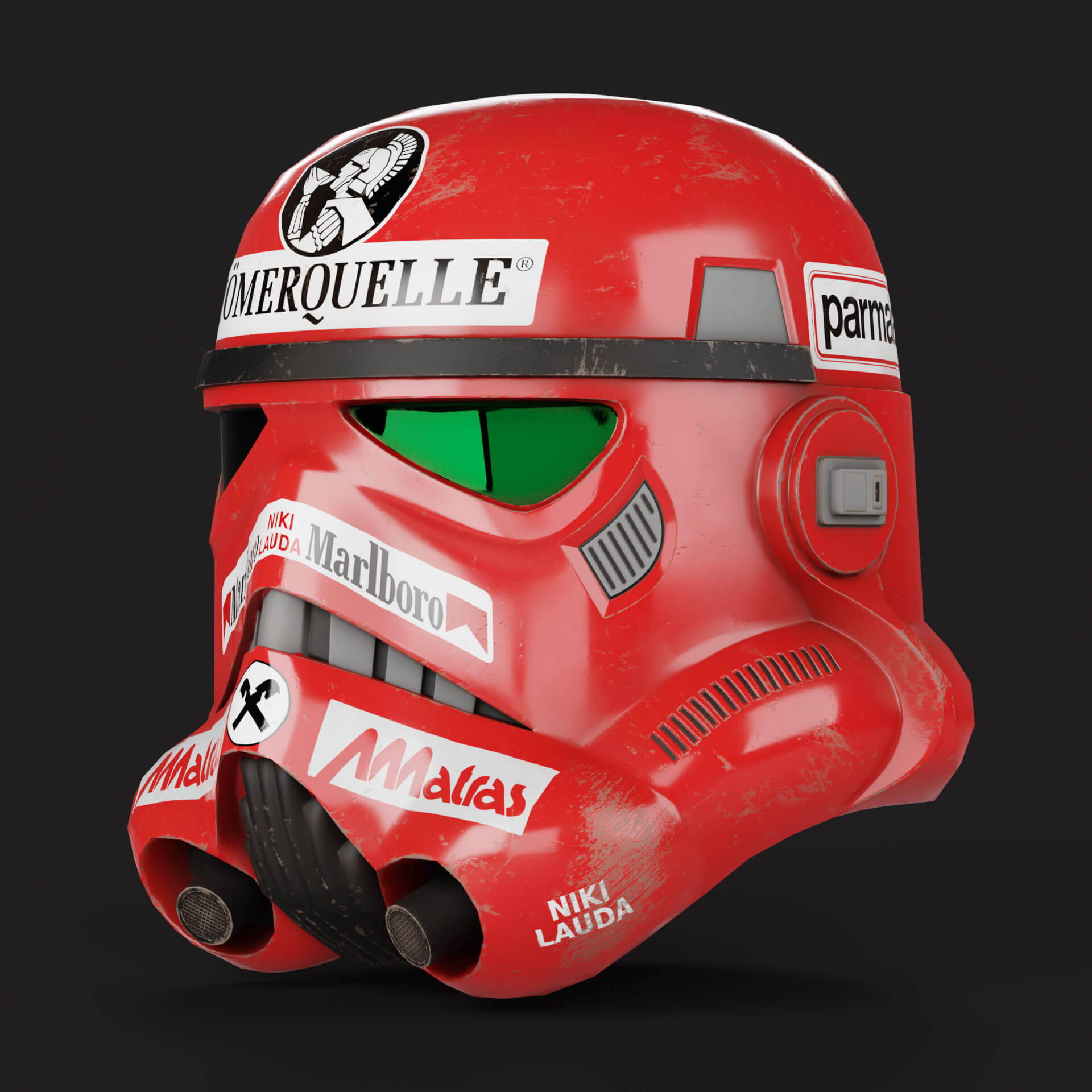 Stormtrooper Helmet - 3D Model by Alexey Gladkiy