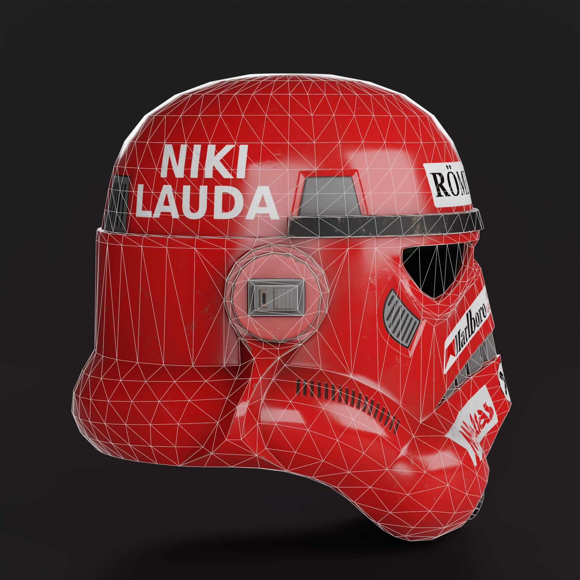 Stormtrooper Helmet - 3D Model by Alexey Gladkiy