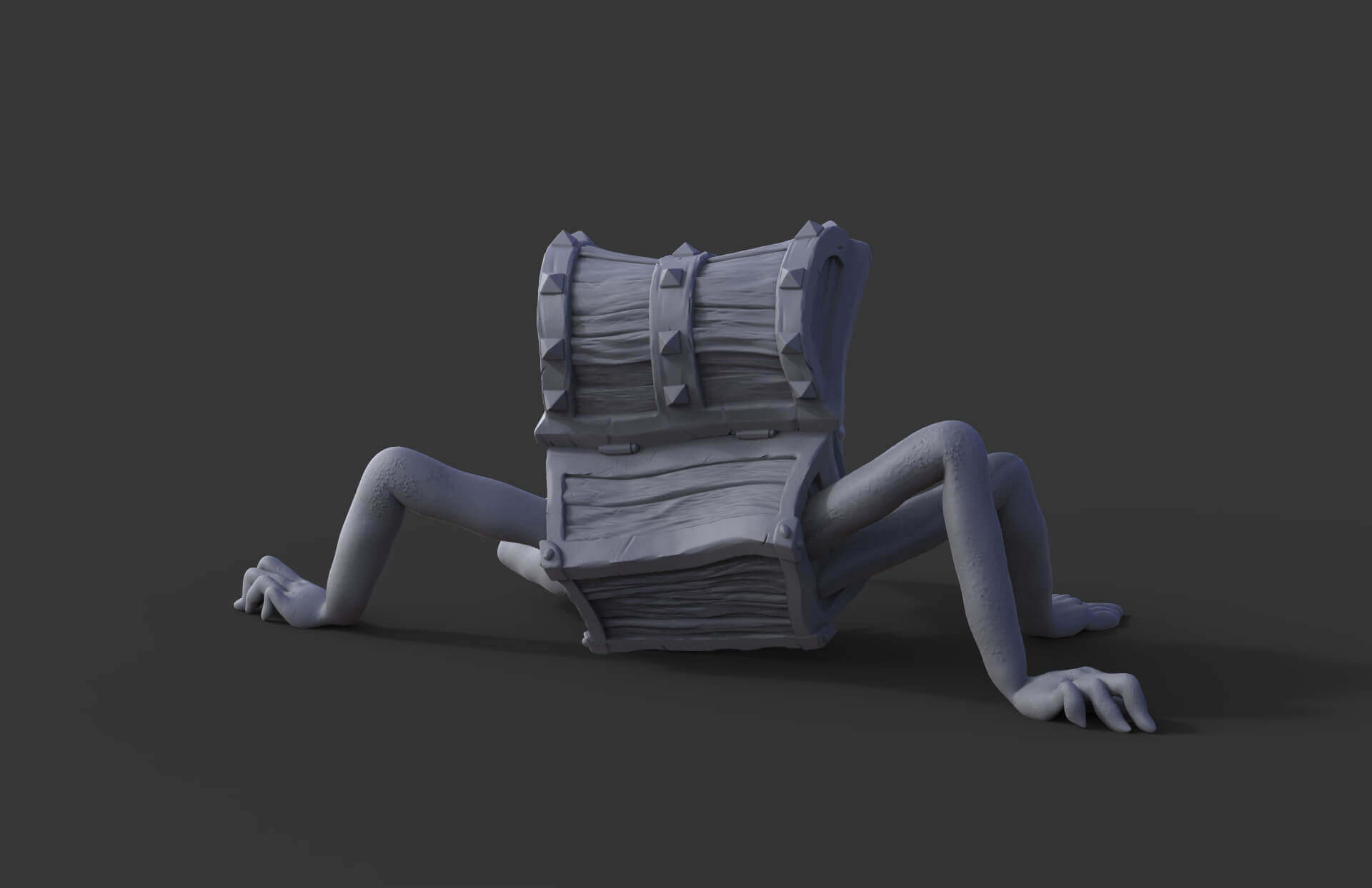 Mimic Chest - 3D Model by AlexGuillen