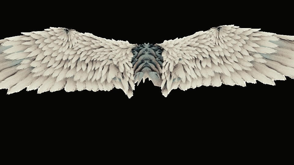 Angel wing 3d model 3D Render, Digital Art by alexhaward