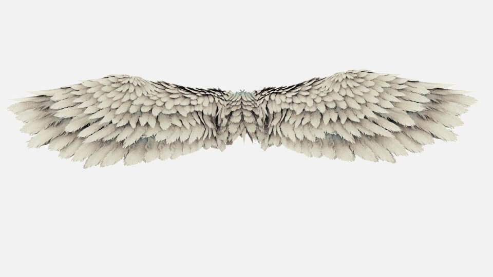 Angel Wings - 3D Model by alexhaward