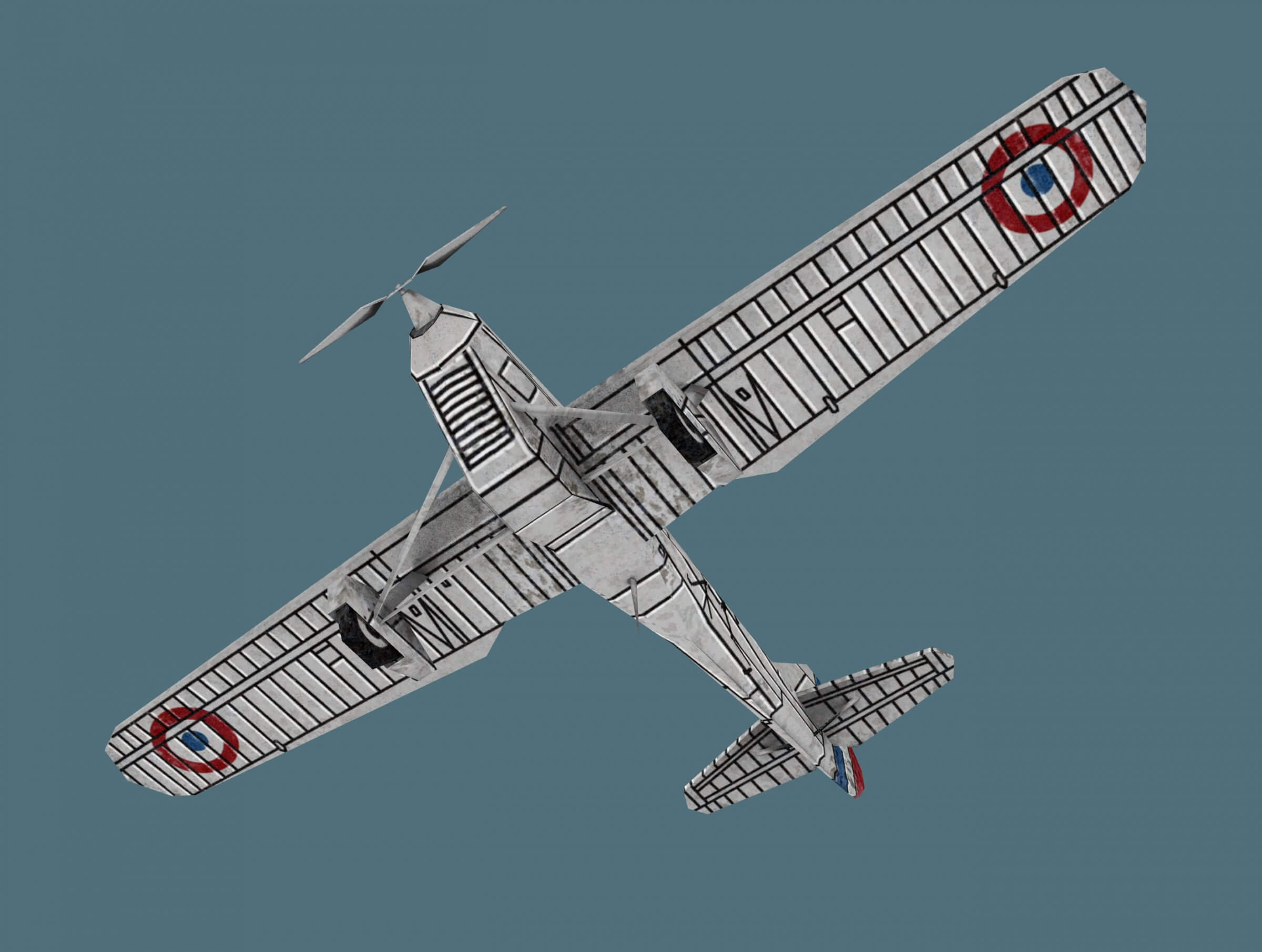 Dewoitine D 510 Fighter Aircraft - 3D Model by alexkovalev