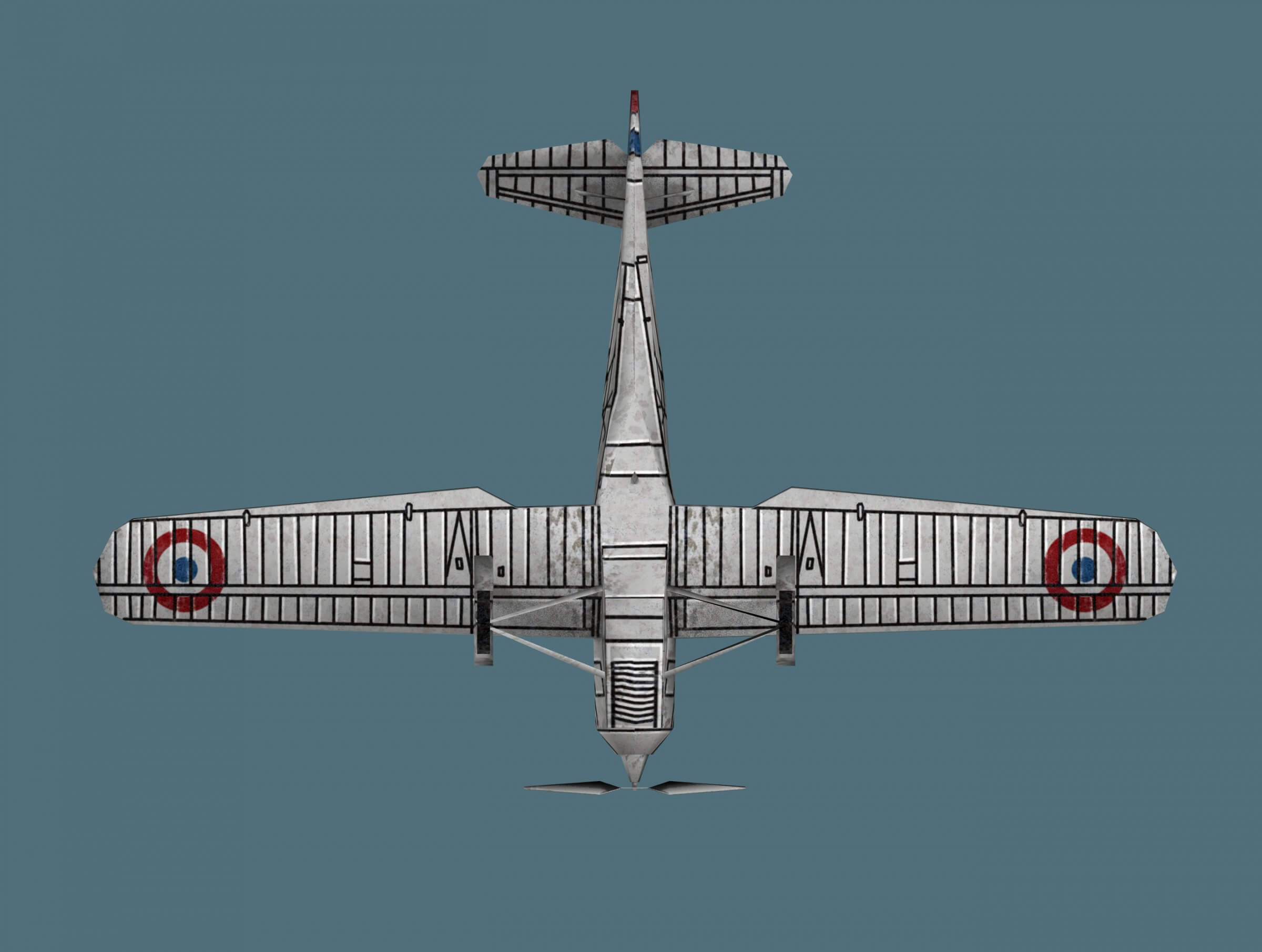Dewoitine D 510 Fighter Aircraft - 3D Model by alexkovalev