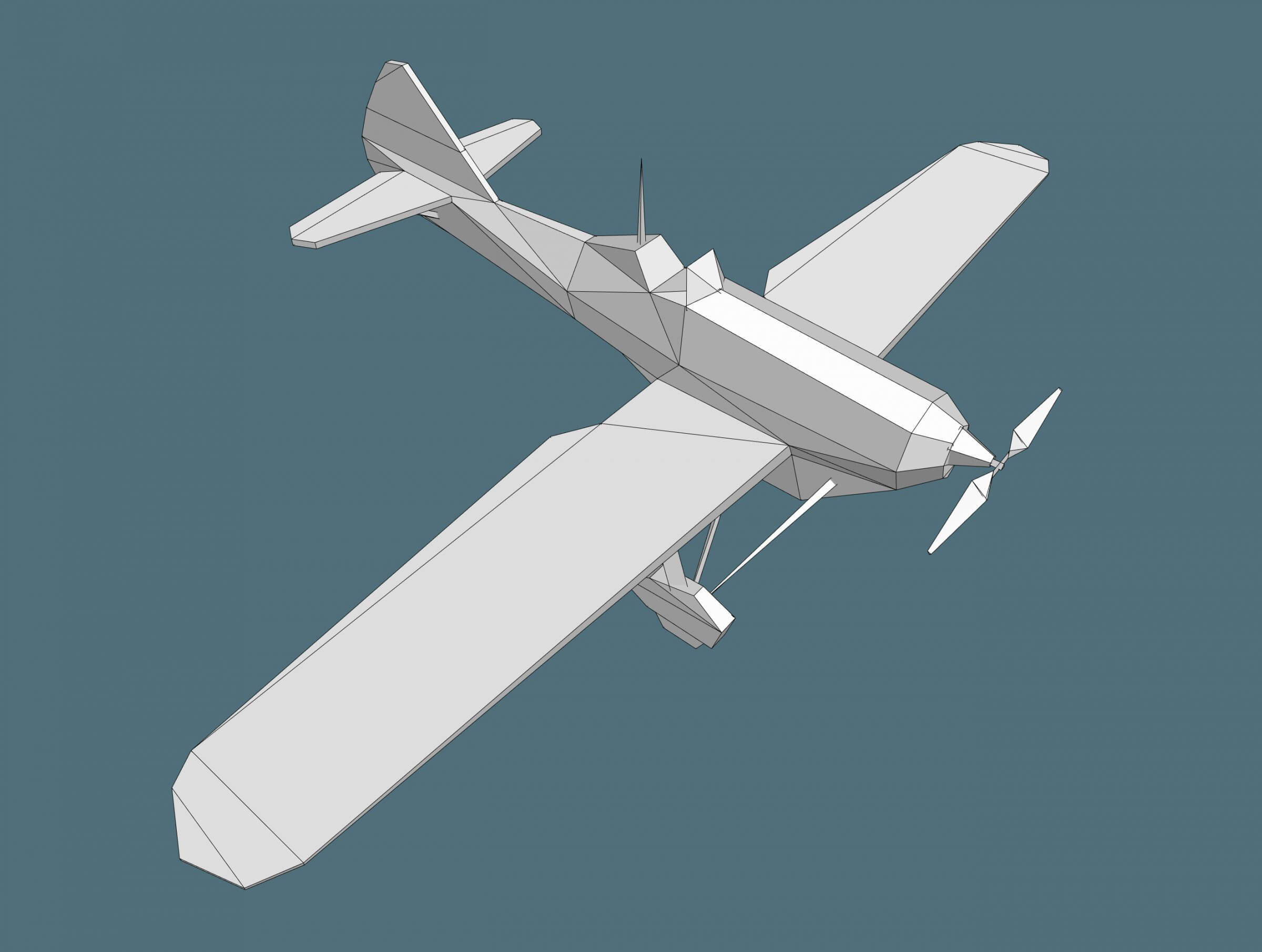 Dewoitine D 510 Fighter Aircraft - 3D Model by alexkovalev