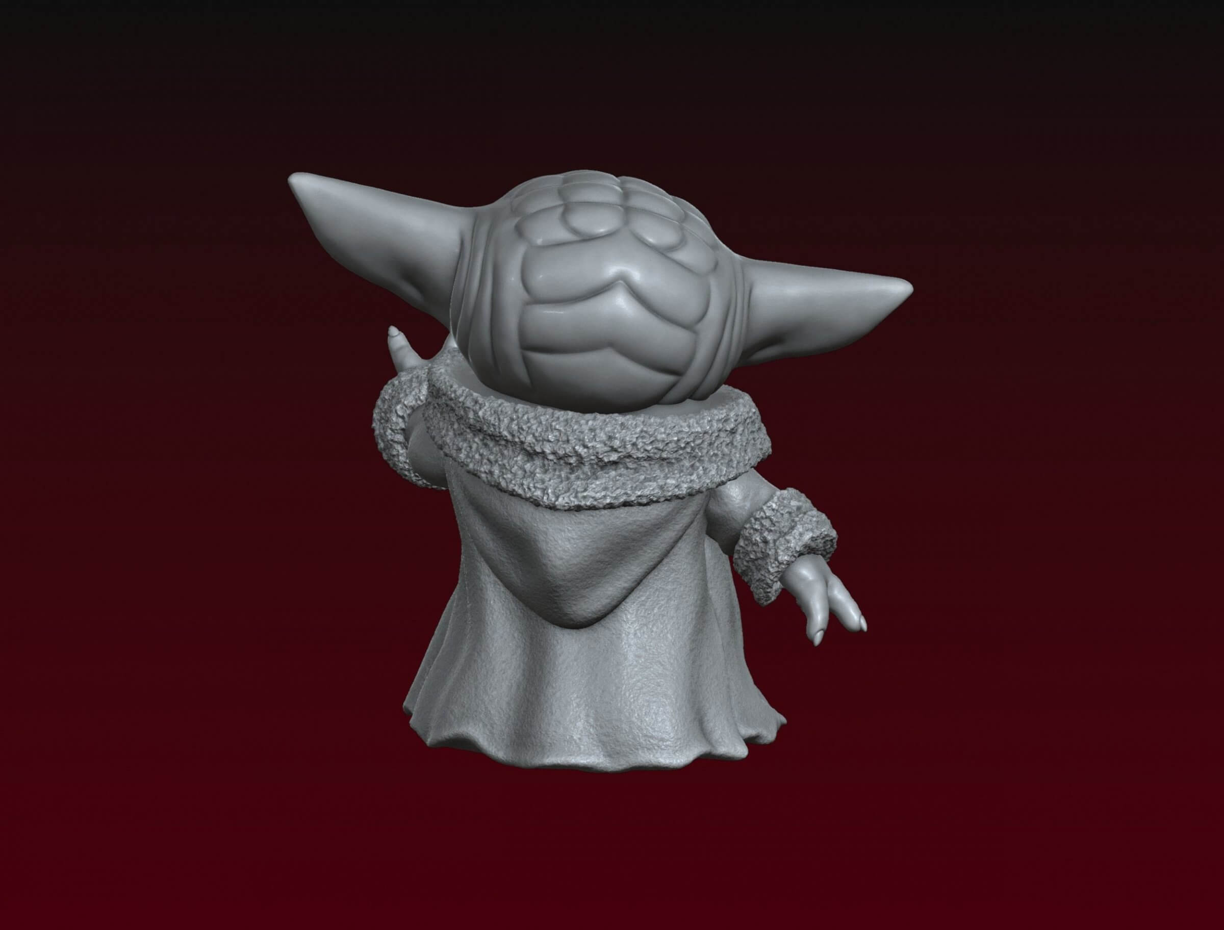 Baby Yoda - 3D Model by alexkovalev