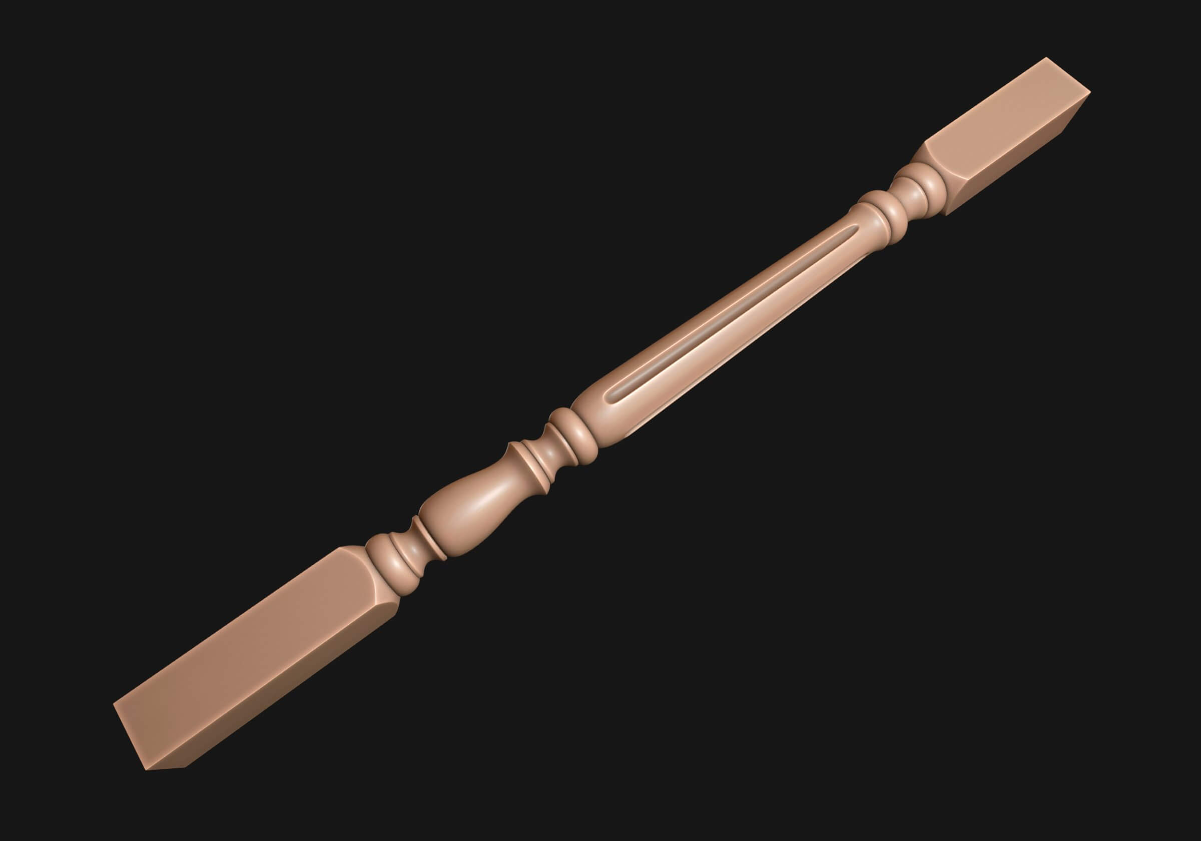 Baluster - 3D Print Model by alexkovalev