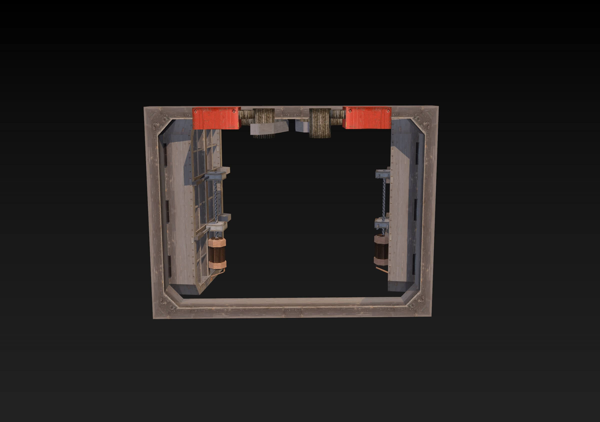 Bunker Gate - 3D Model by alexkovalev