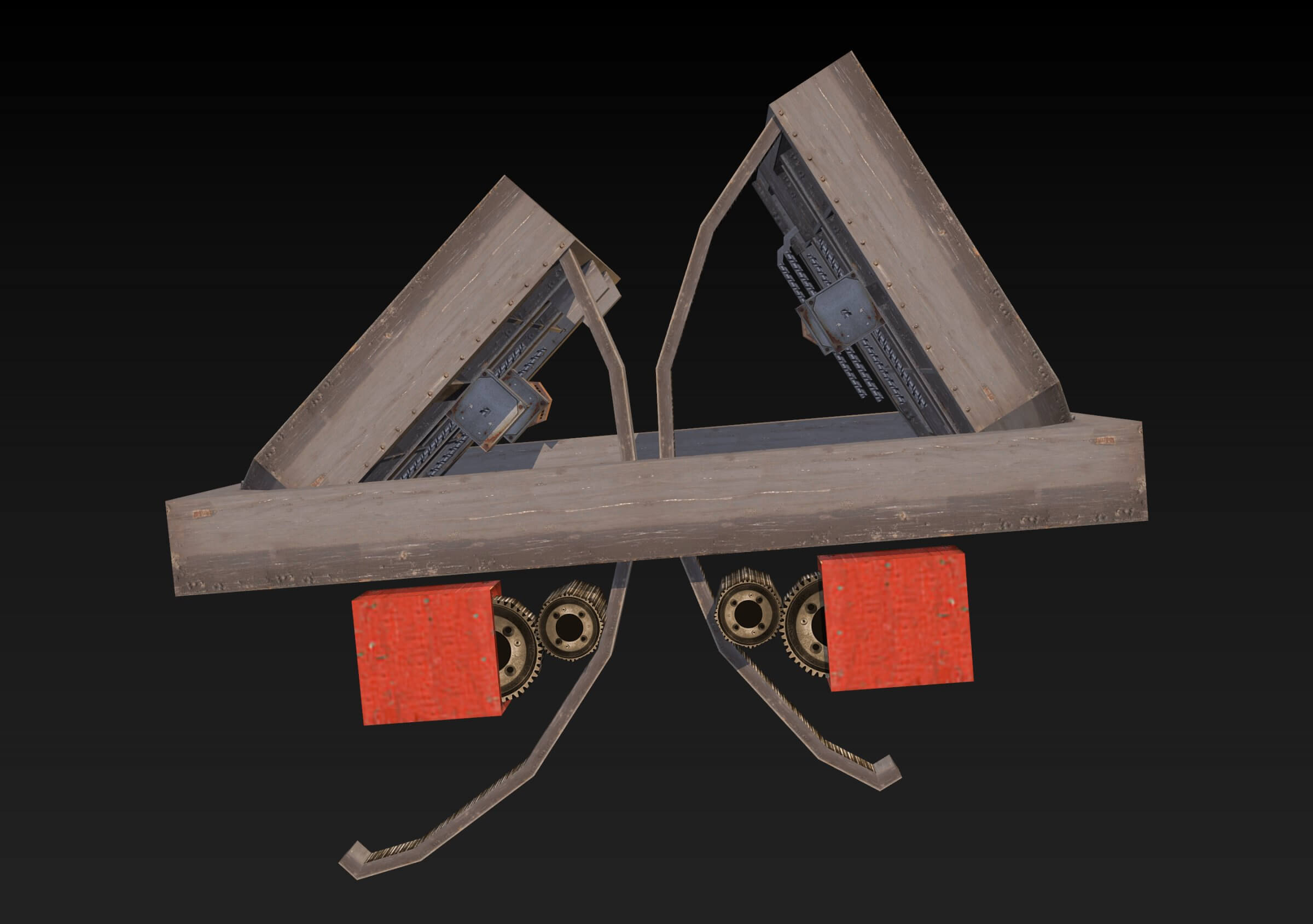 Bunker Gate - 3D Model by alexkovalev