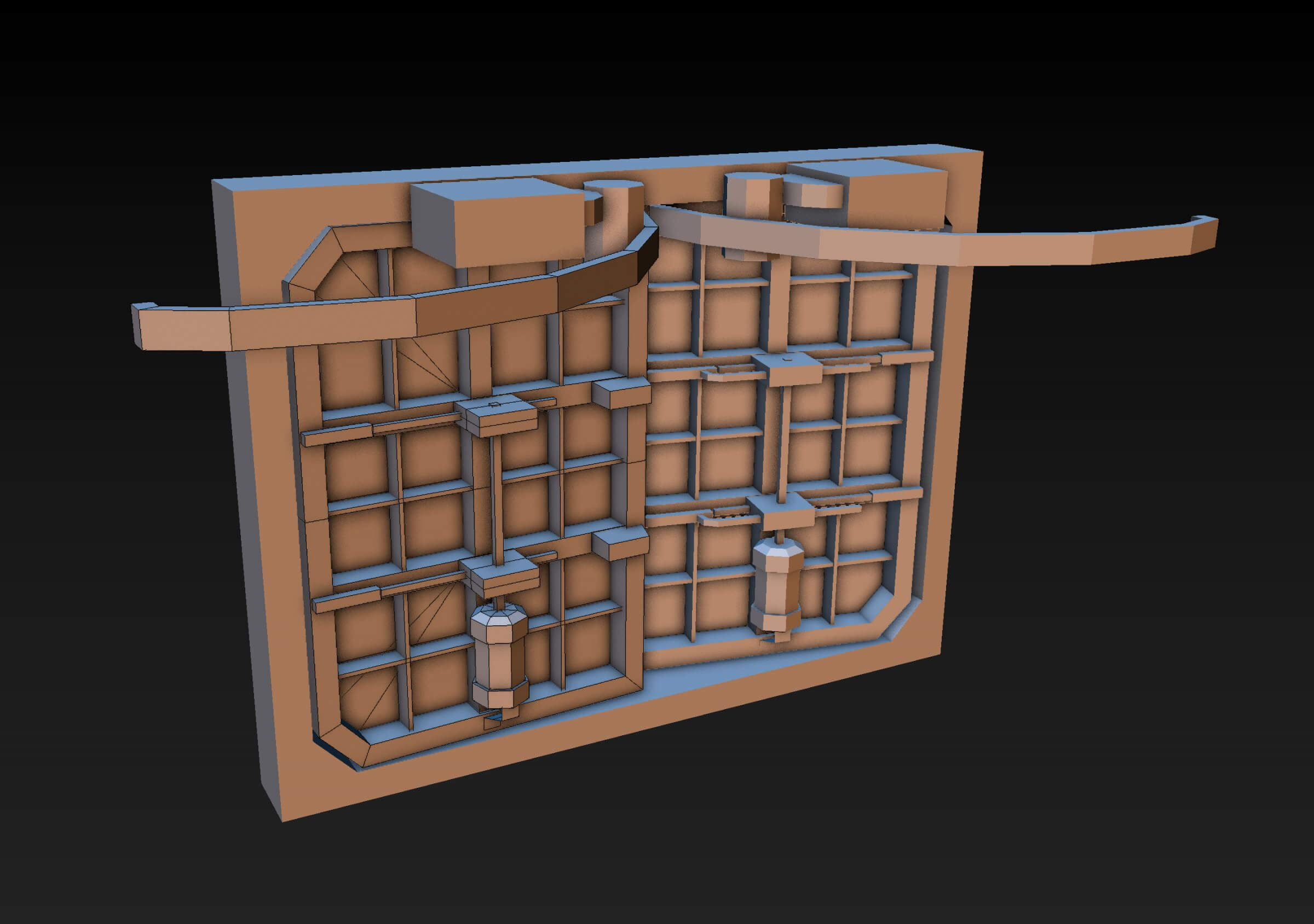 Bunker Gate - 3D Model by alexkovalev