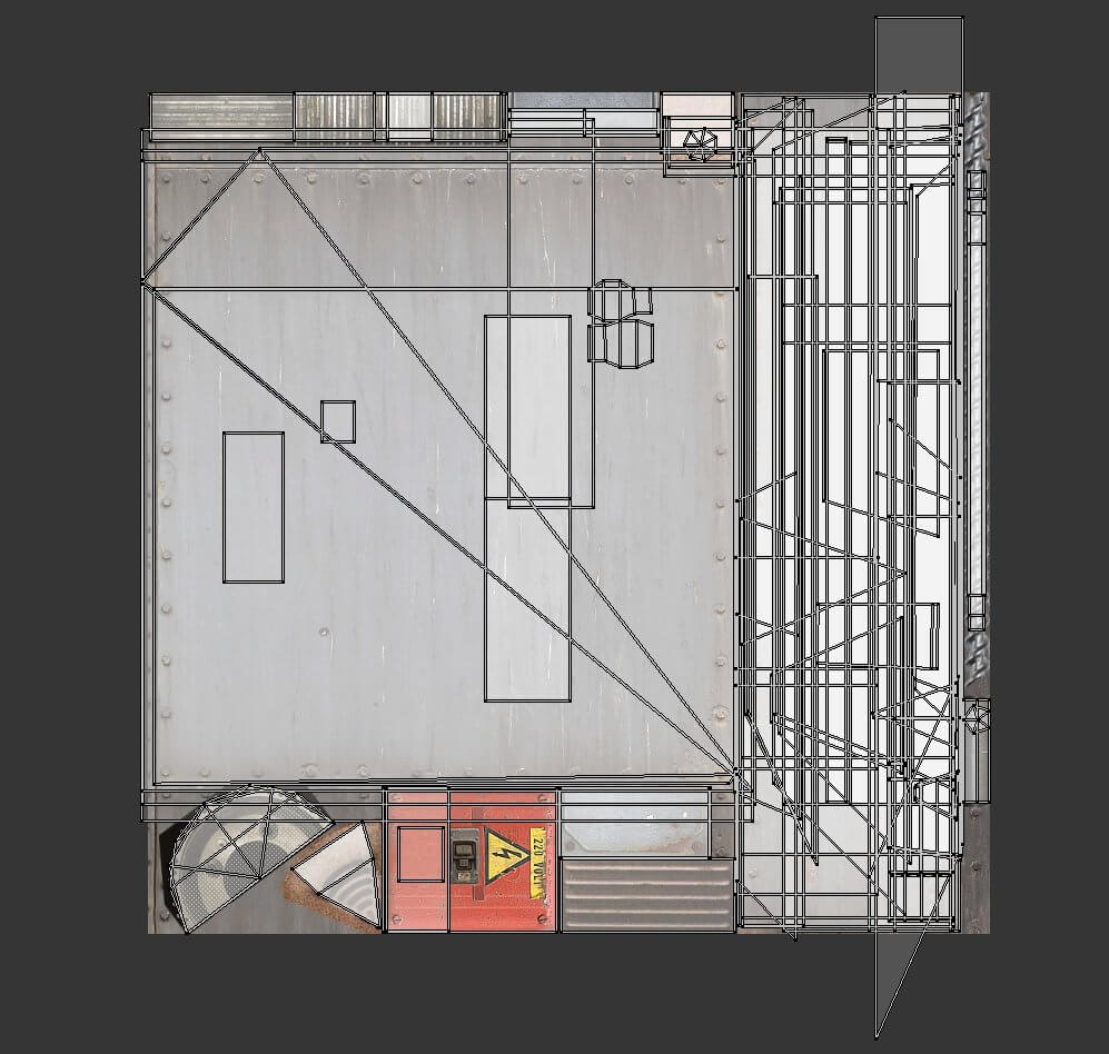 Bunker Gate - 3D Model by alexkovalev