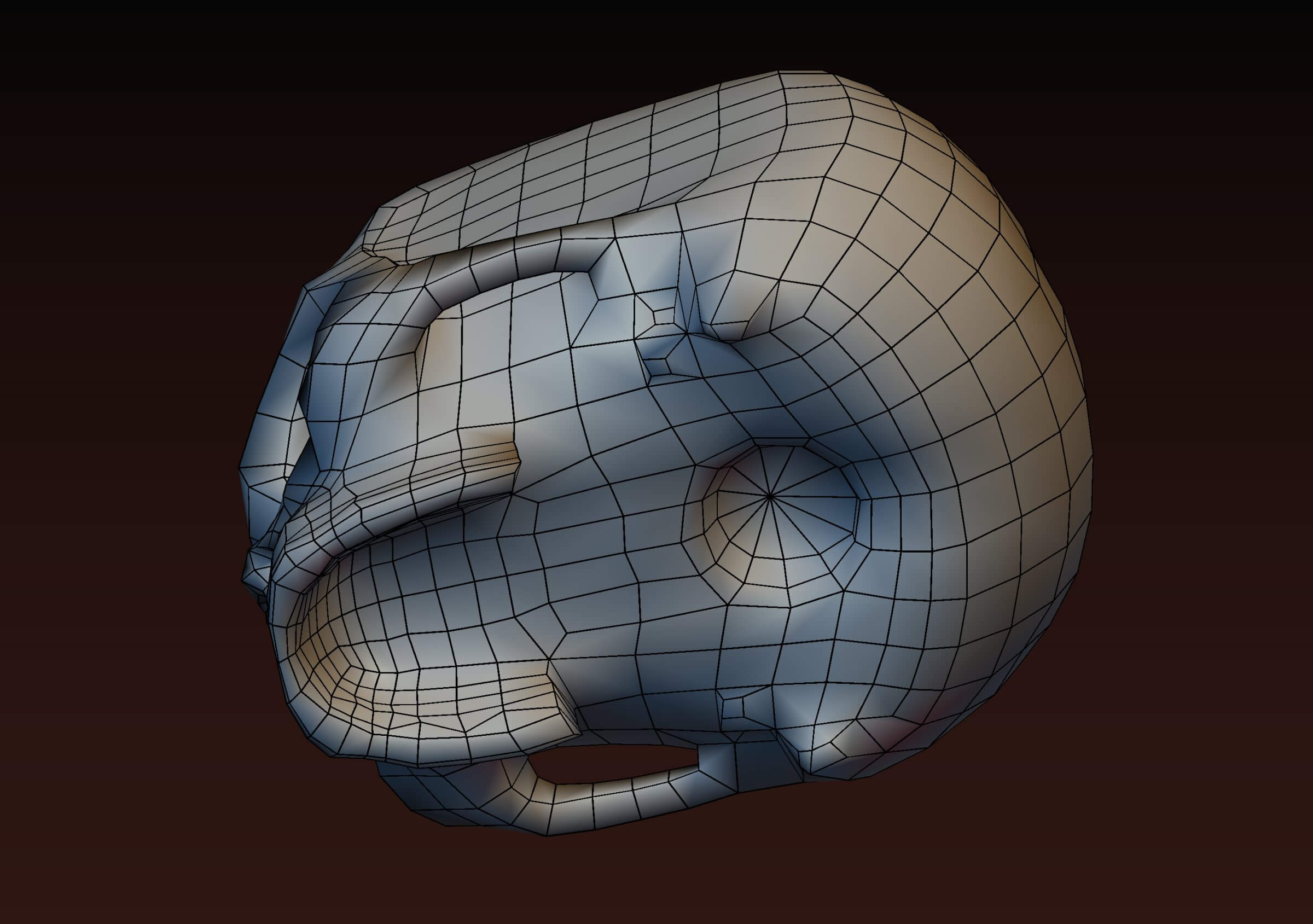 Cartoon Skull Stylized - 3D Model by alexkovalev