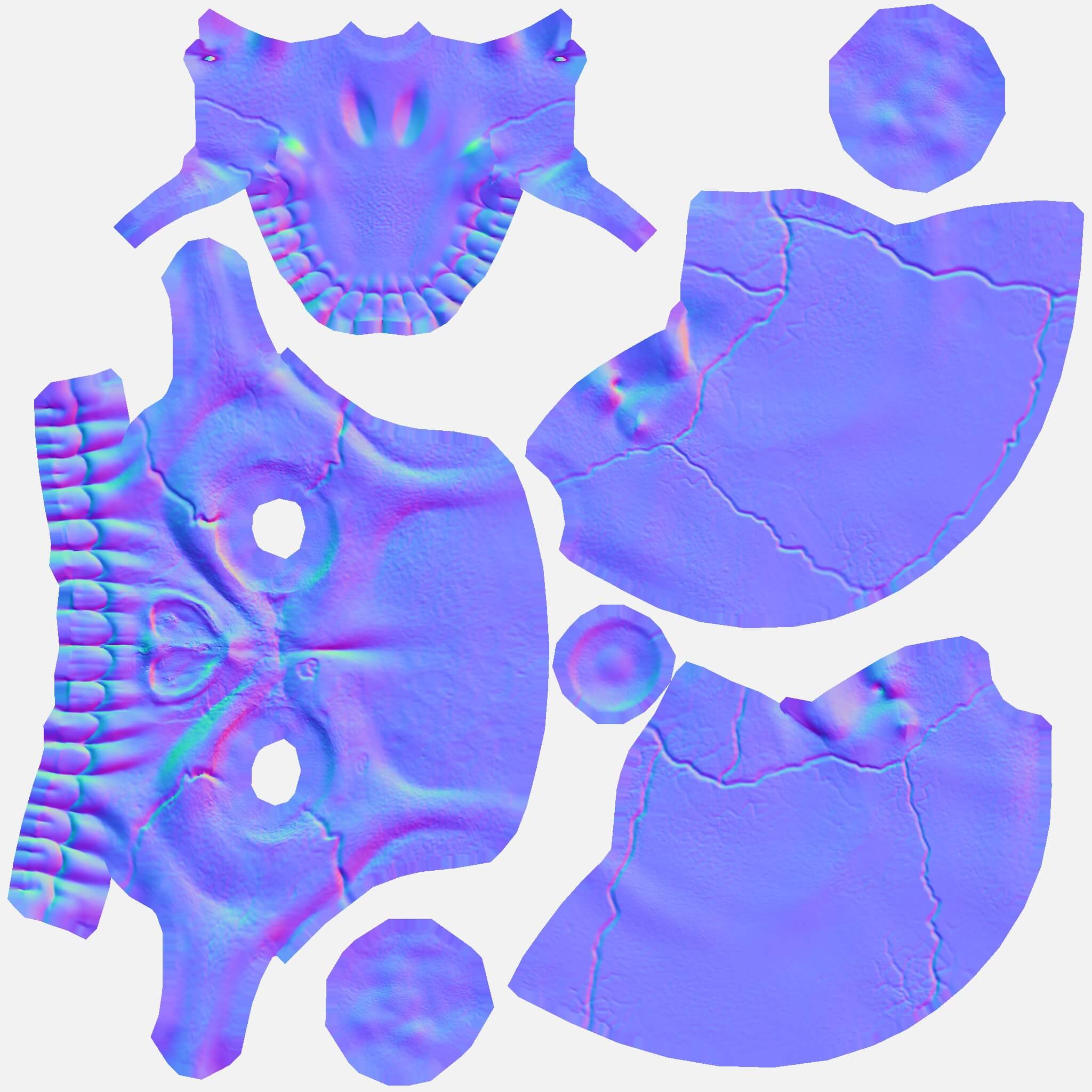 Cartoon Skull Stylized - 3D Model by alexkovalev