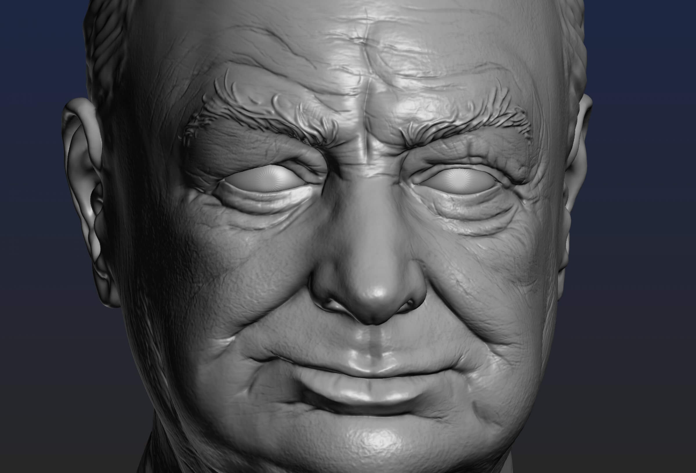 Churchill Head - 3D Model by alexkovalev