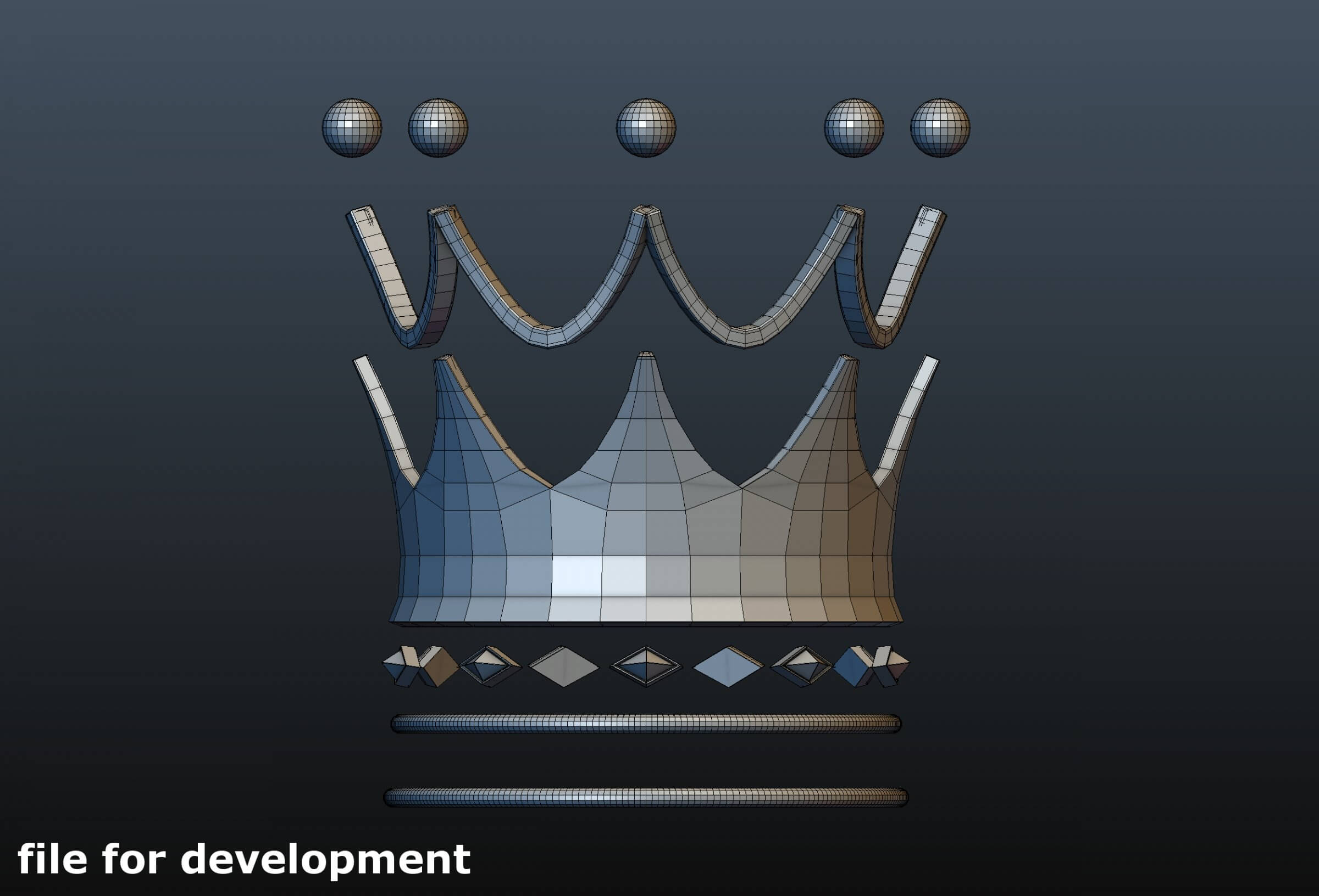 Crown - 3D Model by alexkovalev