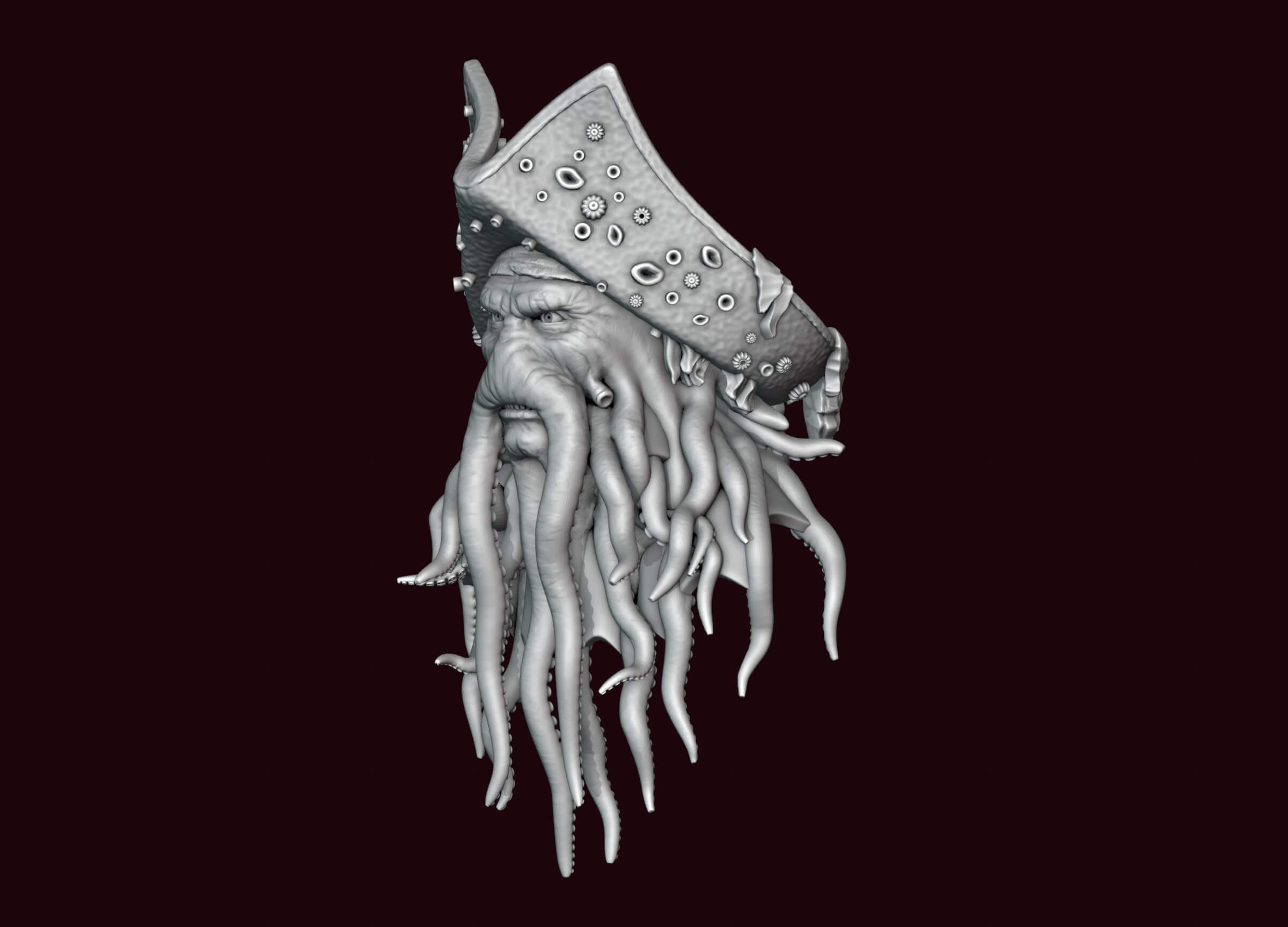 Davy Jones - 3D Model by alexkovalev