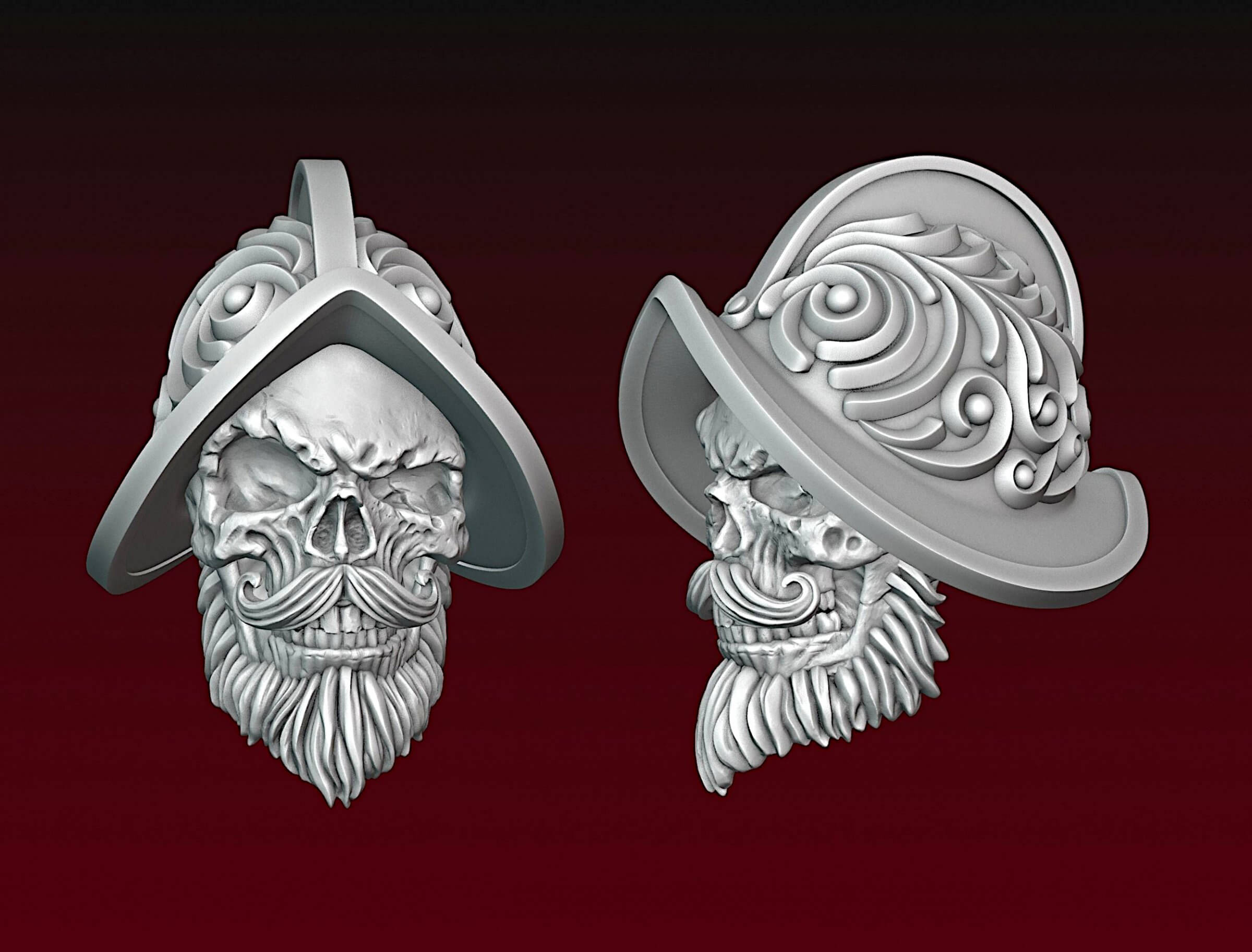 Dead Conquistador Head - 3D Model by alexkovalev