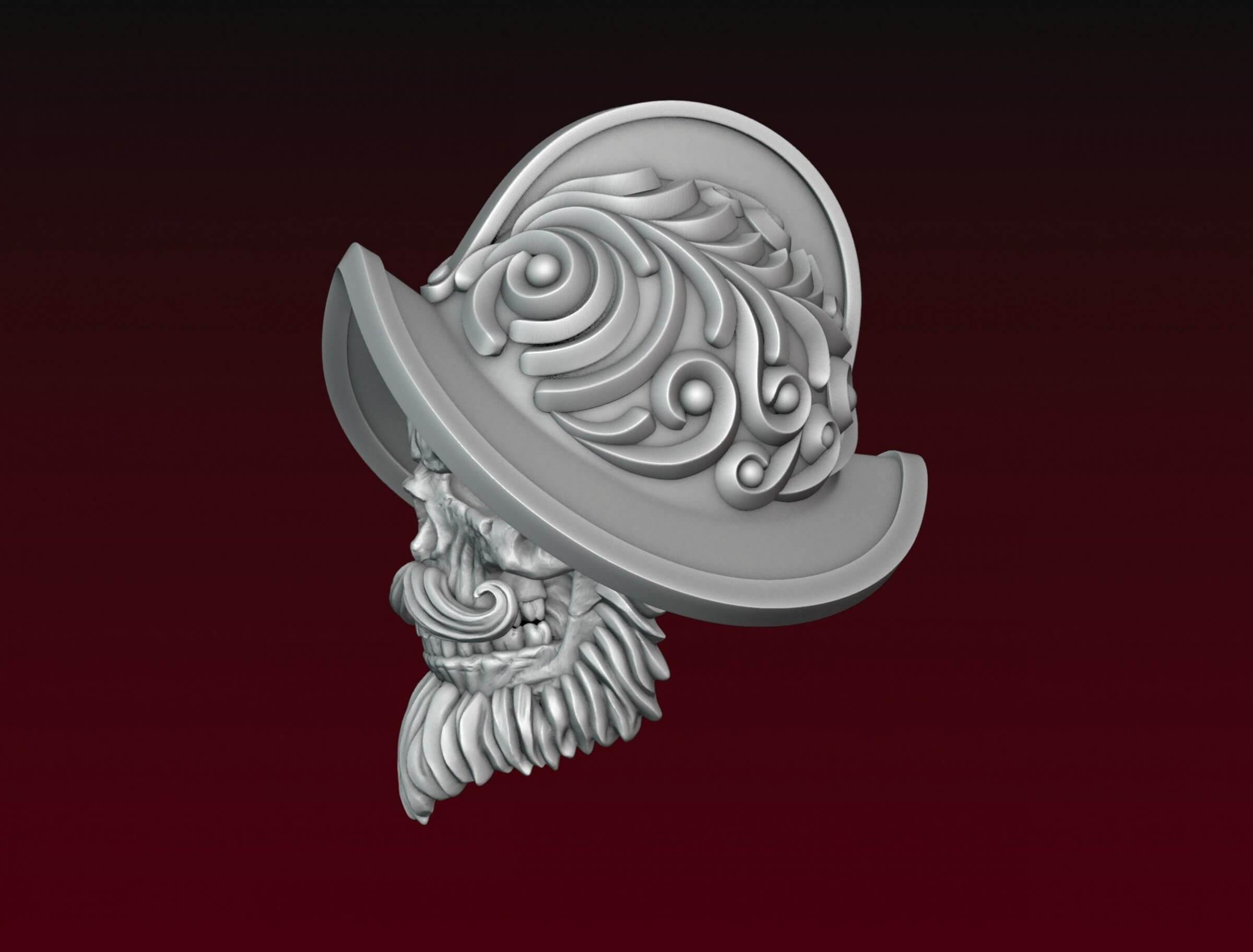 Dead Conquistador Head - 3D Model by alexkovalev