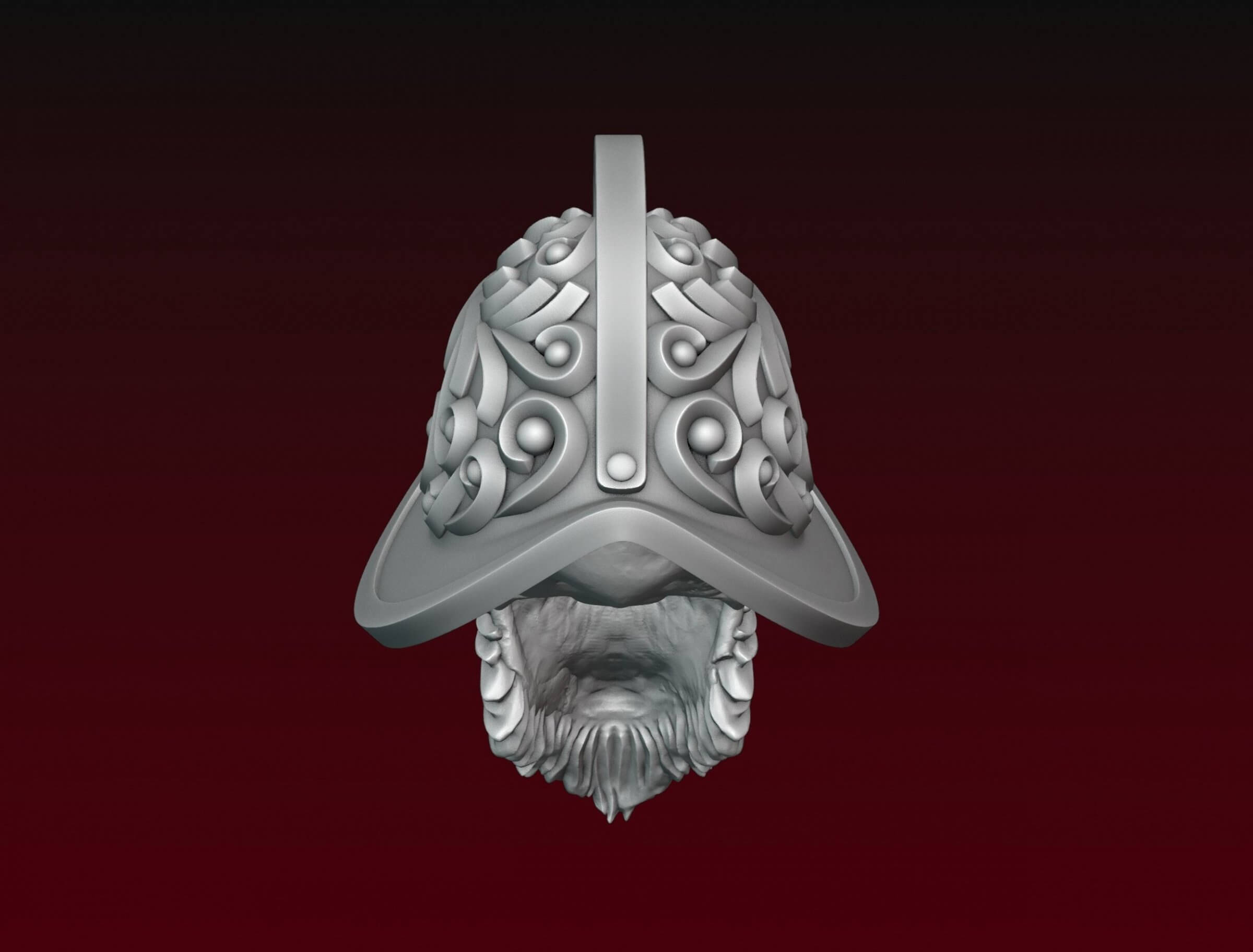 Dead Conquistador Head - 3D Model by alexkovalev