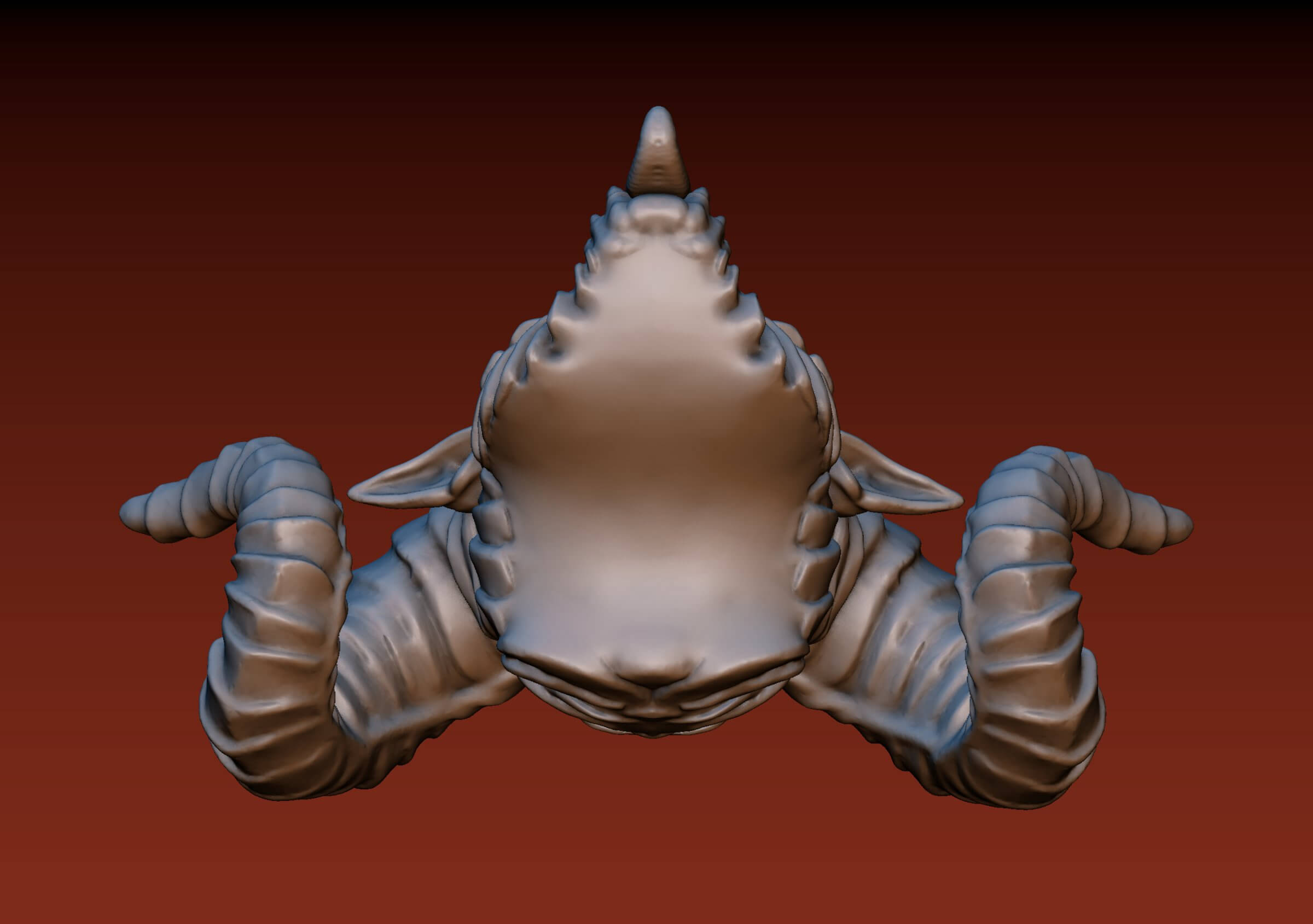 Demon Head - 3D Model by alexkovalev