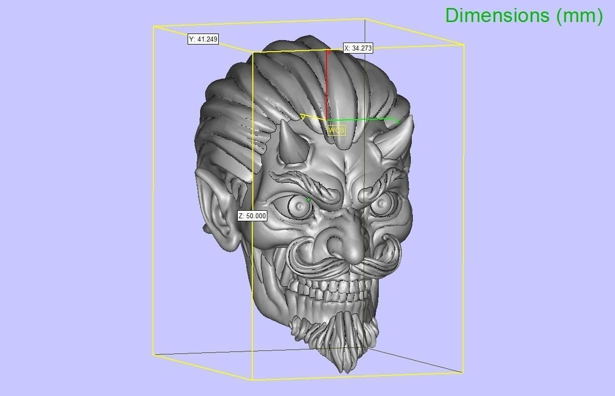 Devil Head Demon Head - 3D Model by alexkovalev