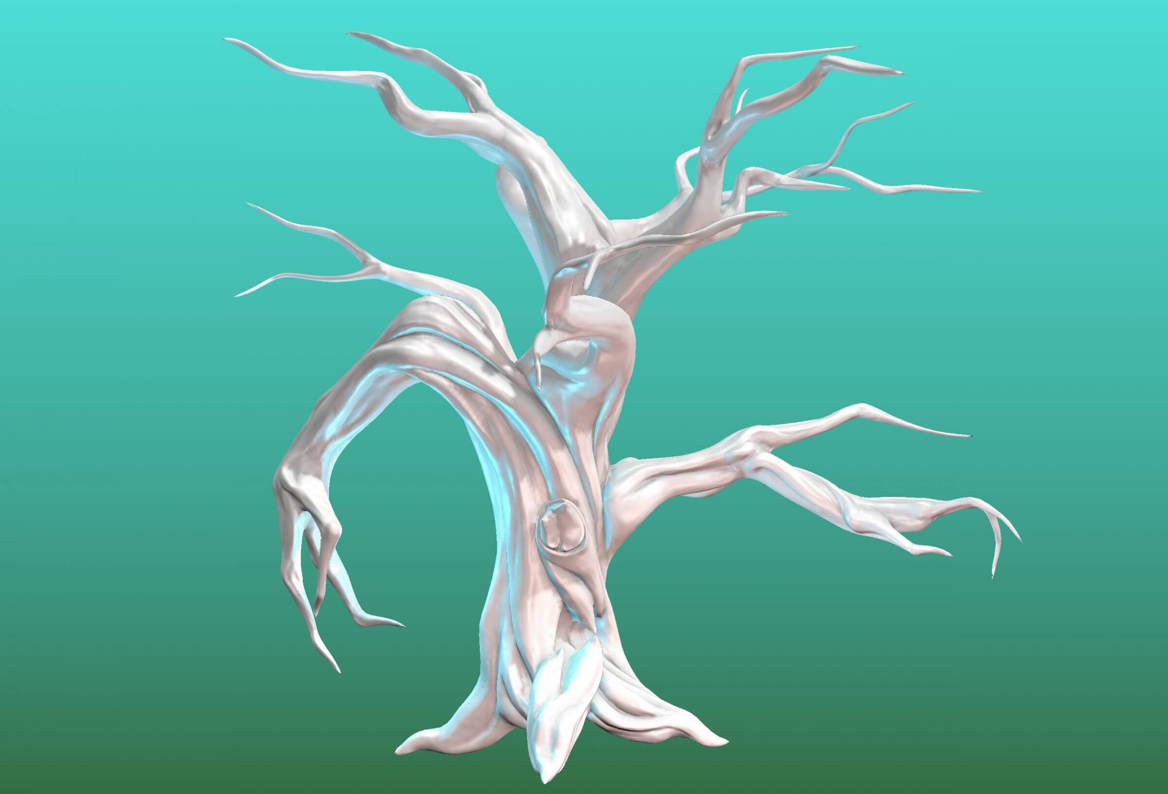 Ent Monster Tree 2 - 3D Model by alexkovalev