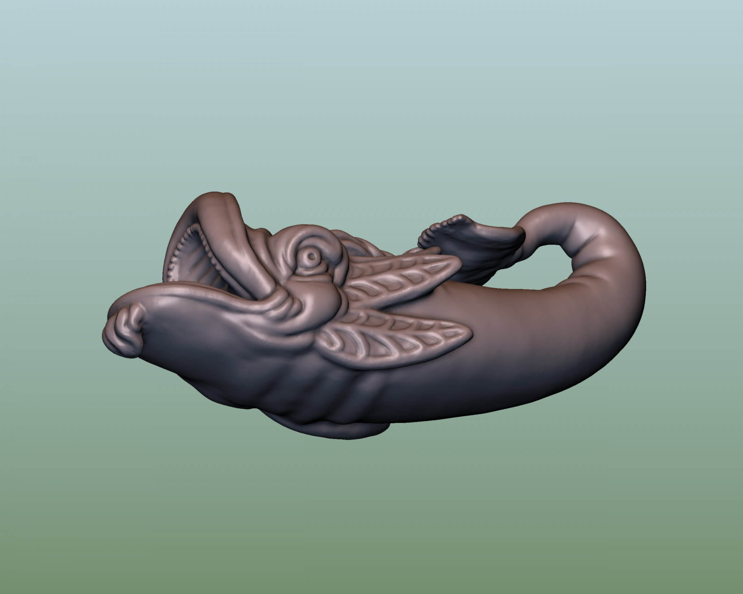 Stylized Decorative Fish - 3D Model by alexkovalev