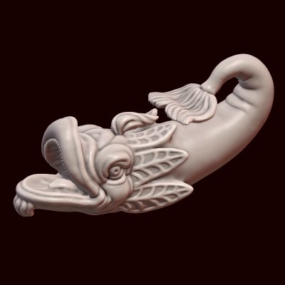 Stylized Decorative Fish - 3D Model by alexkovalev