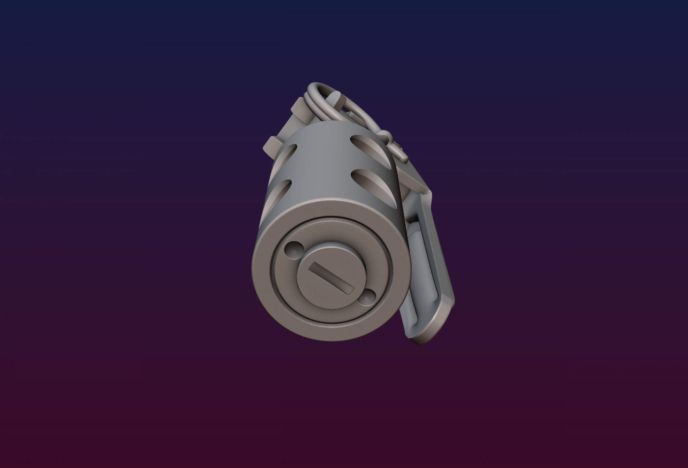 Flashbang Grenade Stylized M84 - 3D Model by alexkovalev