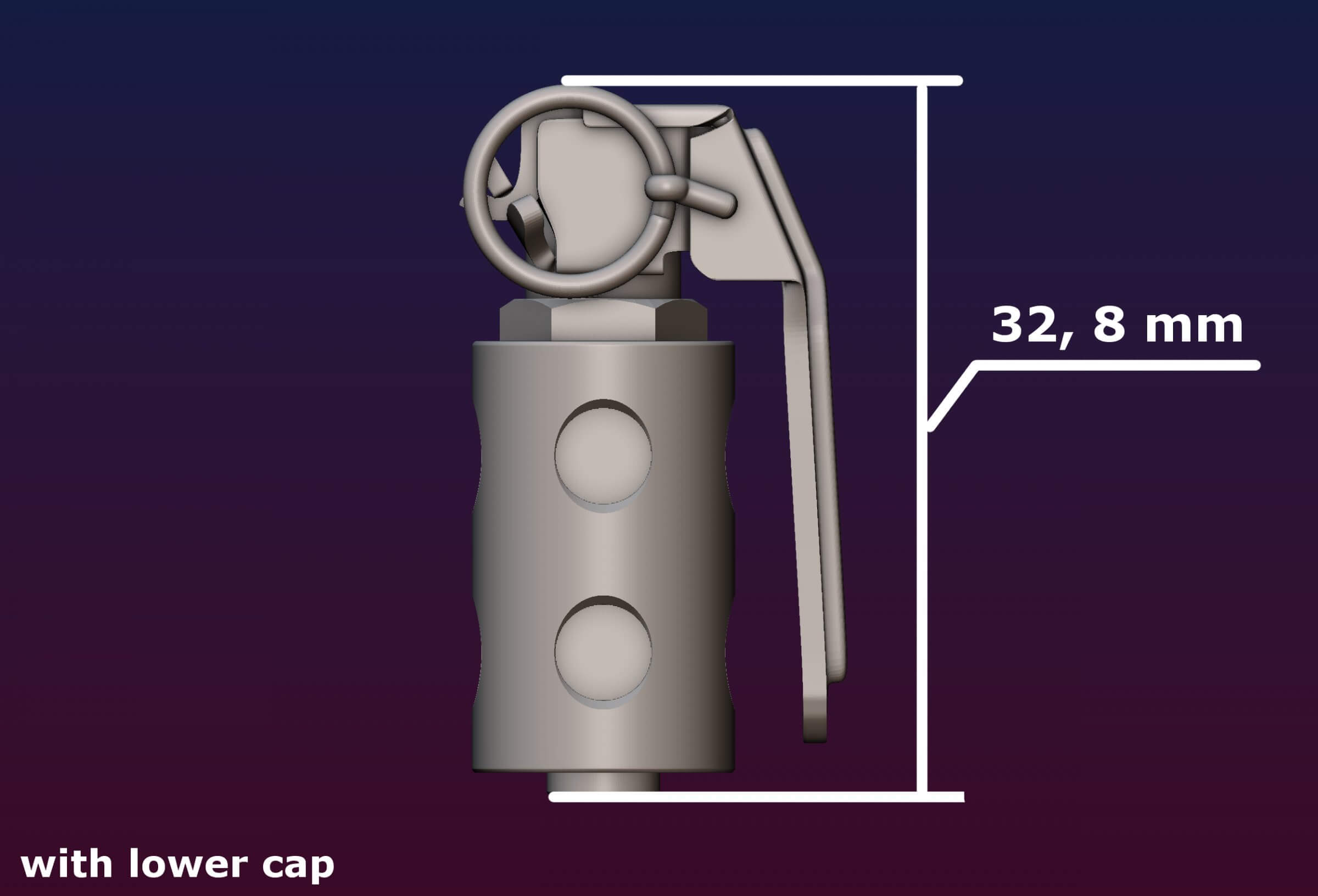 Flashbang Grenade Stylized M84 - 3D Model by alexkovalev