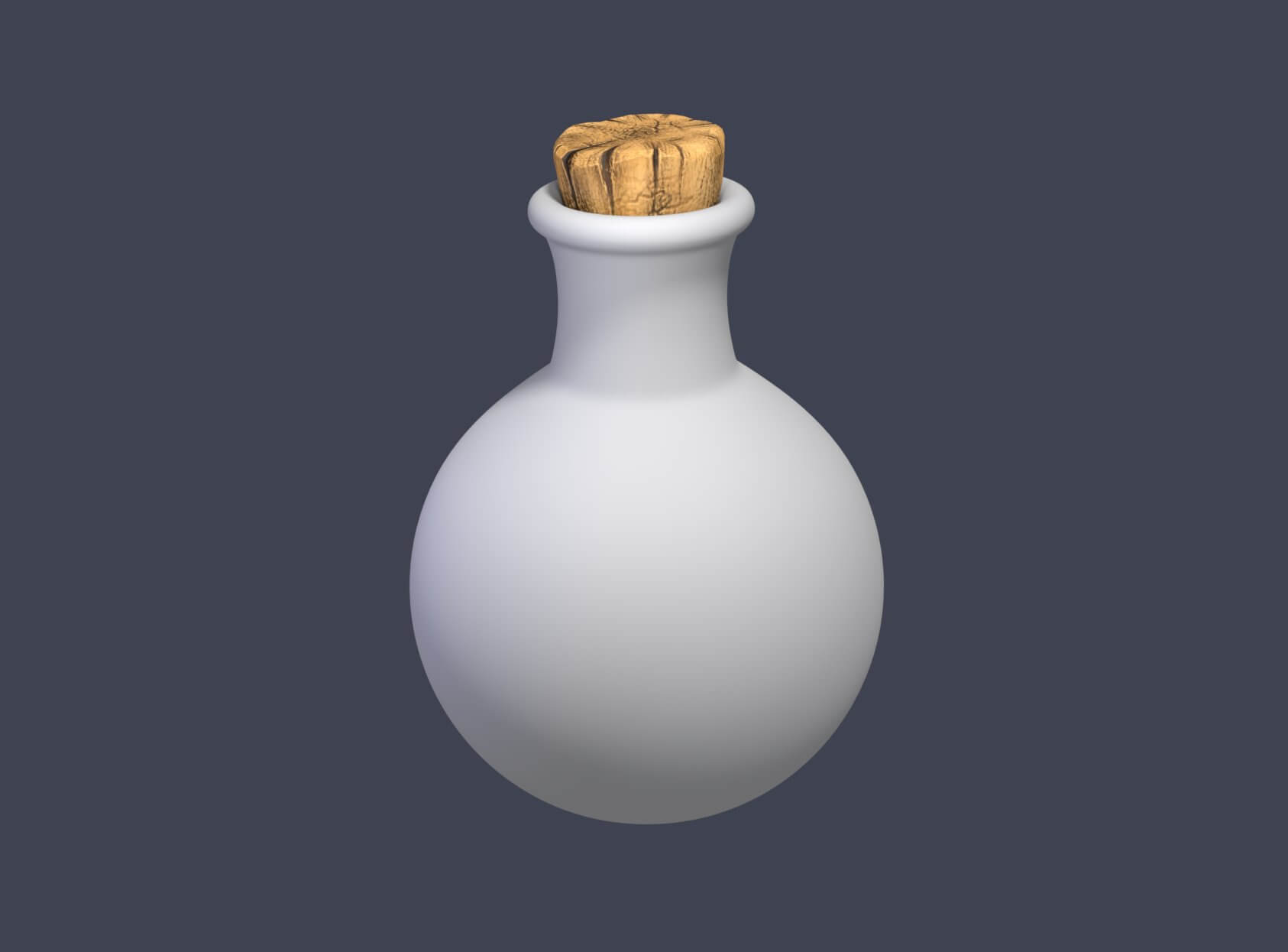Flask Bottle - 3D Model by alexkovalev