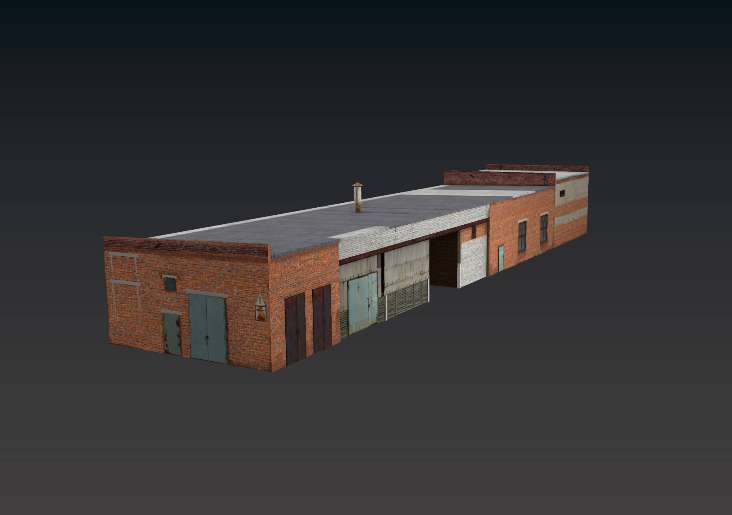 Garage - 3D Model by alexkovalev