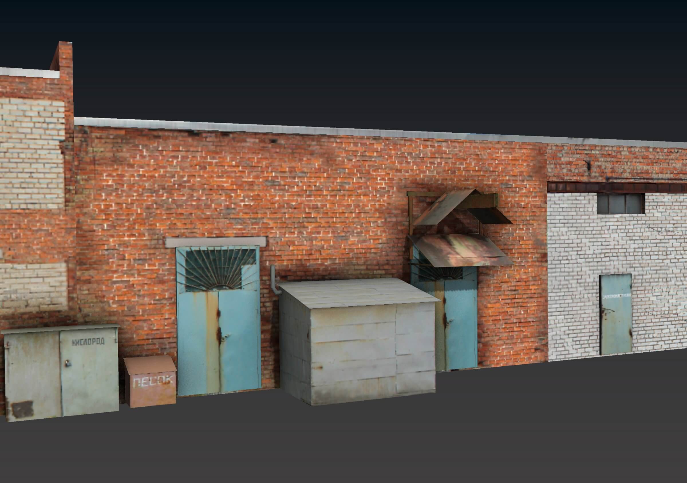 Garage - 3D Model by alexkovalev