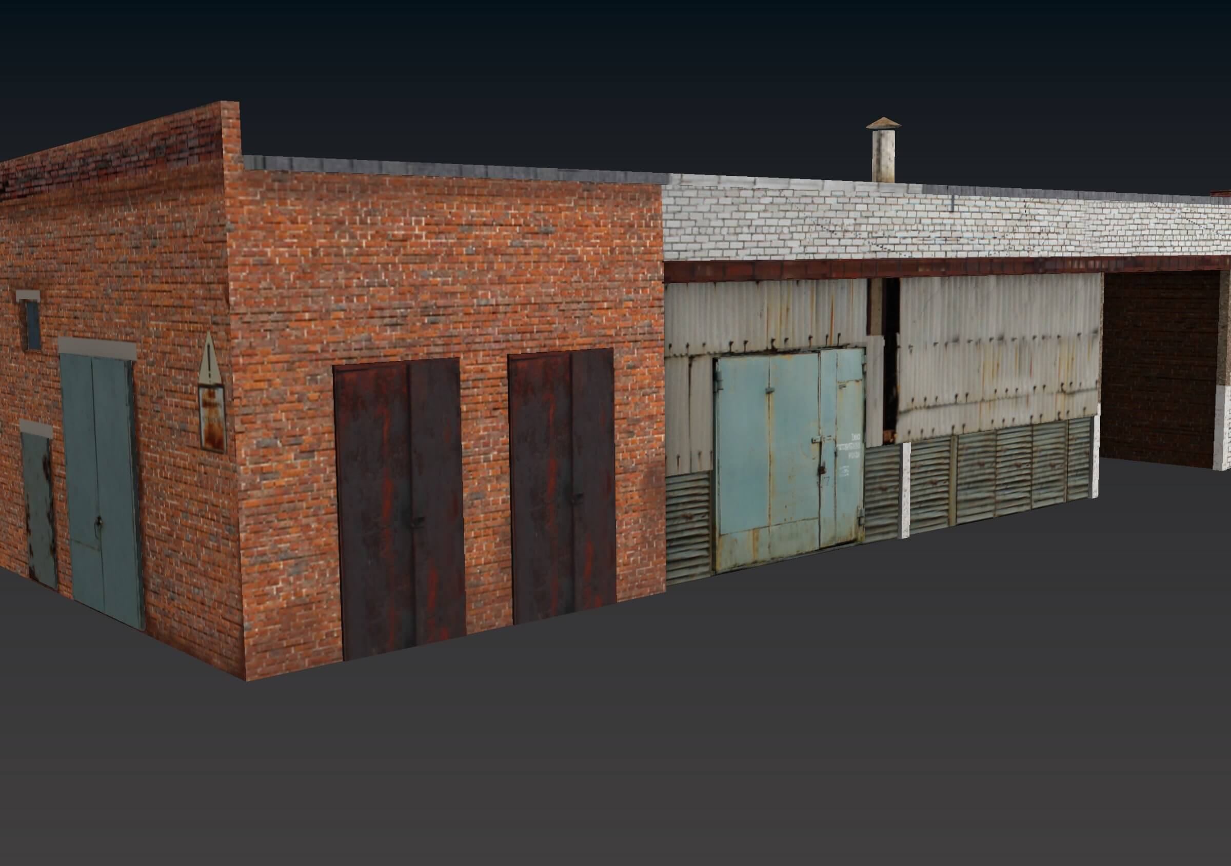 Garage - 3D Model by alexkovalev