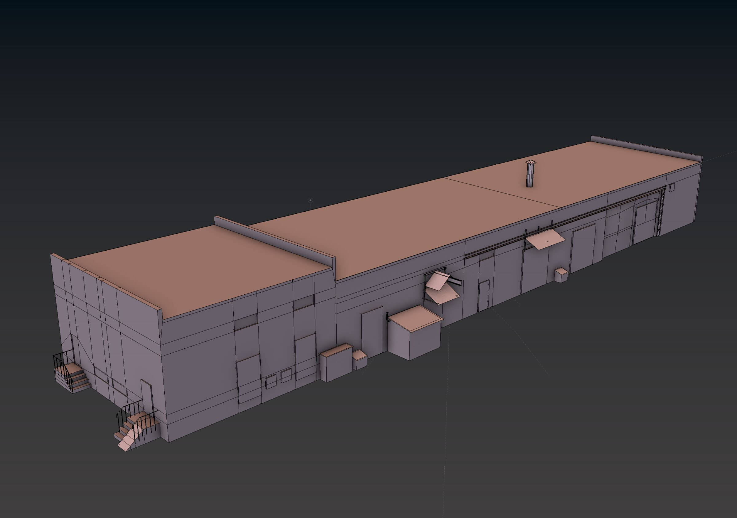 Garage - 3D Model by alexkovalev