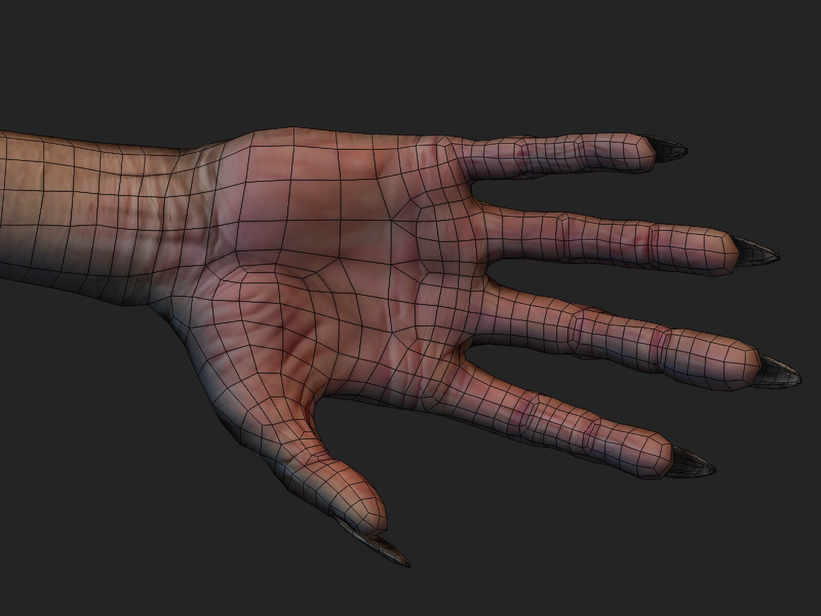 Witch Old Man Scary Hand - 3D Model by alexkovalev