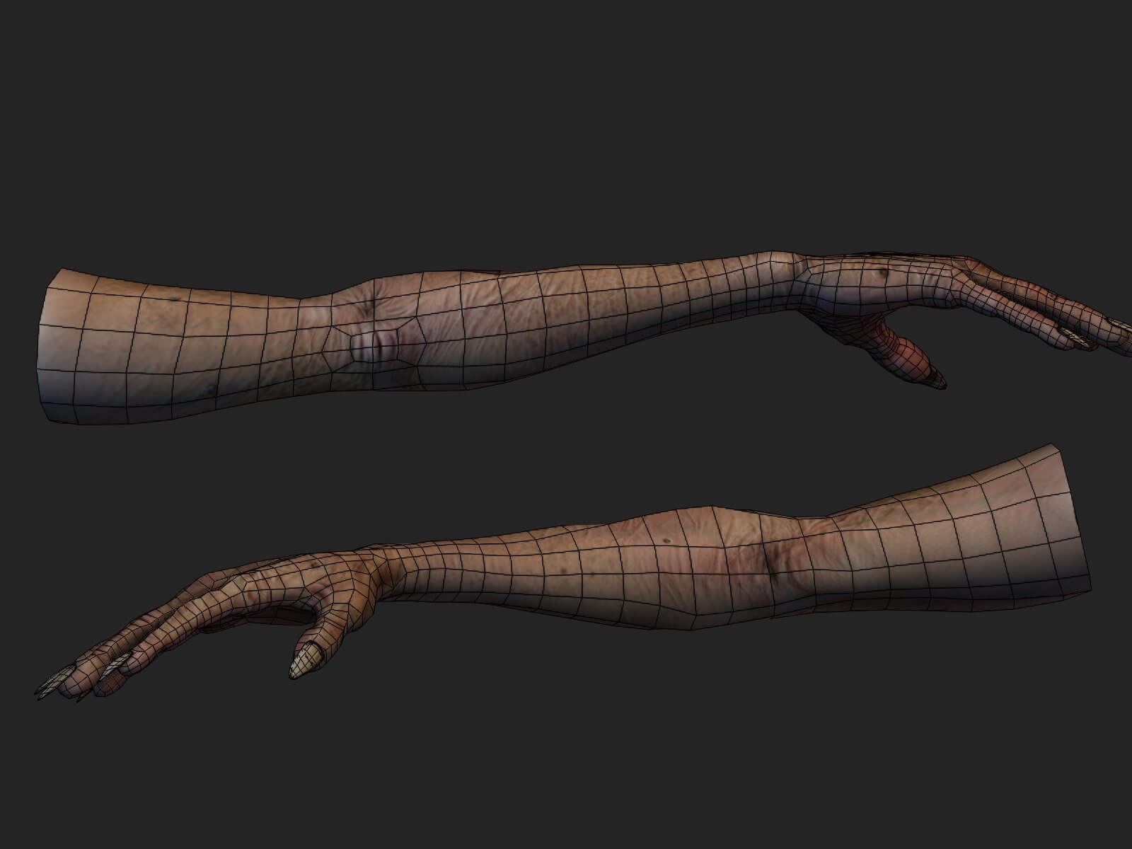 Witch Old Man Scary Hand - 3D Model by alexkovalev