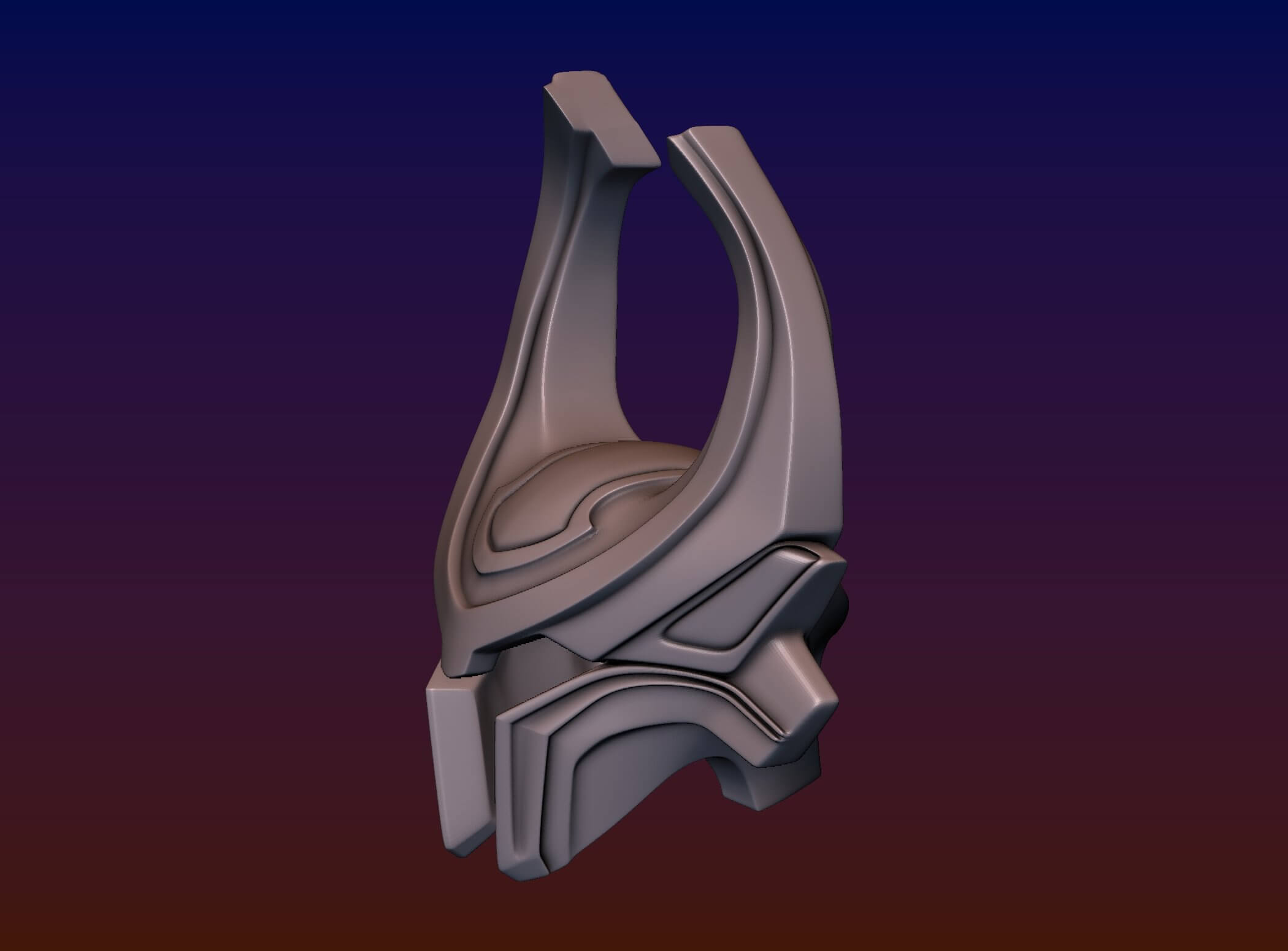 Heimdall Helmet - 3D Print Model by alexkovalev