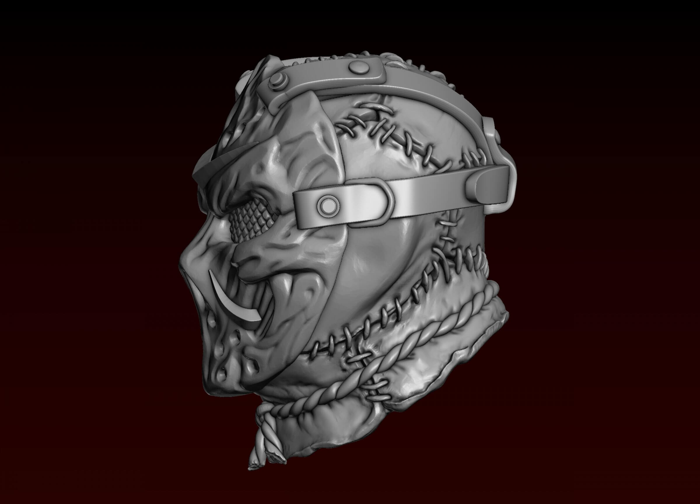 Jason Head in Mask - 3D Model by alexkovalev