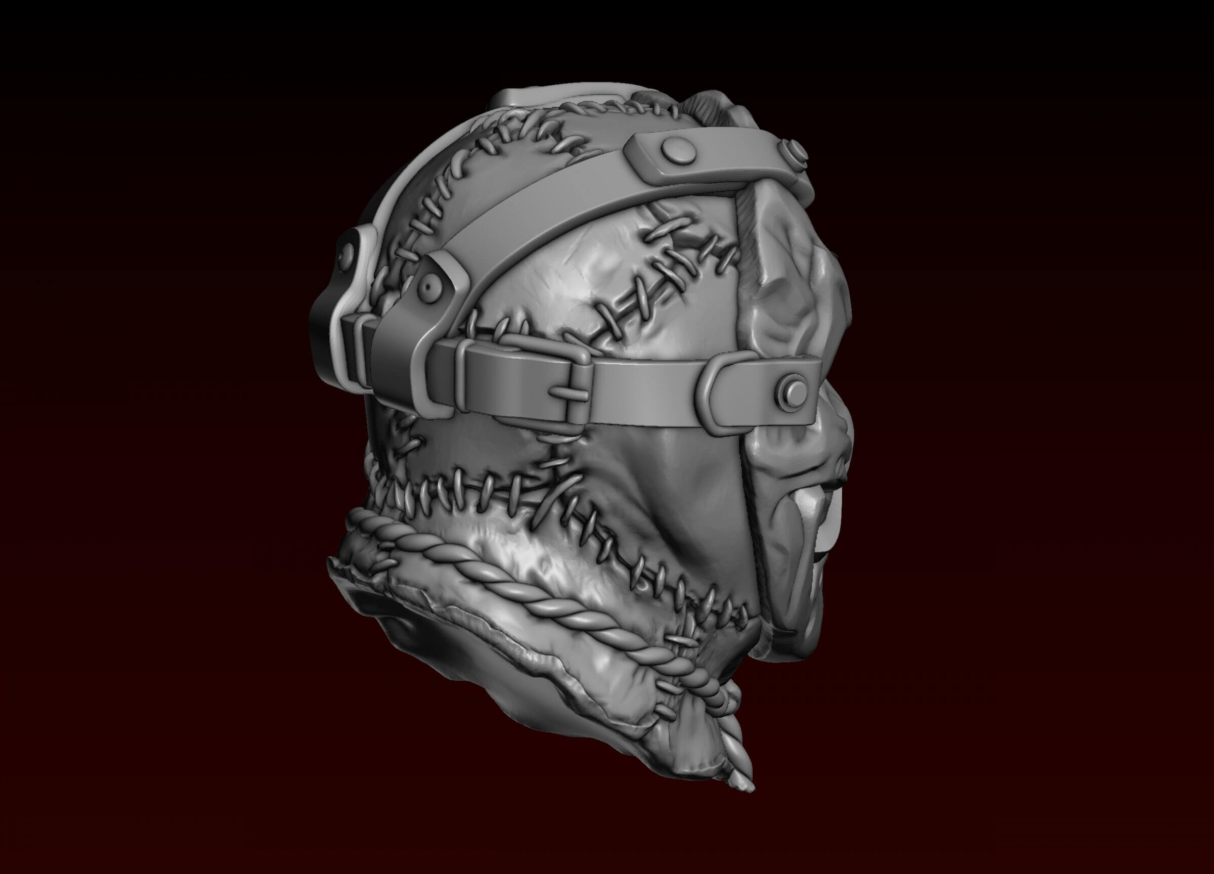 Jason Head in Mask - 3D Model by alexkovalev