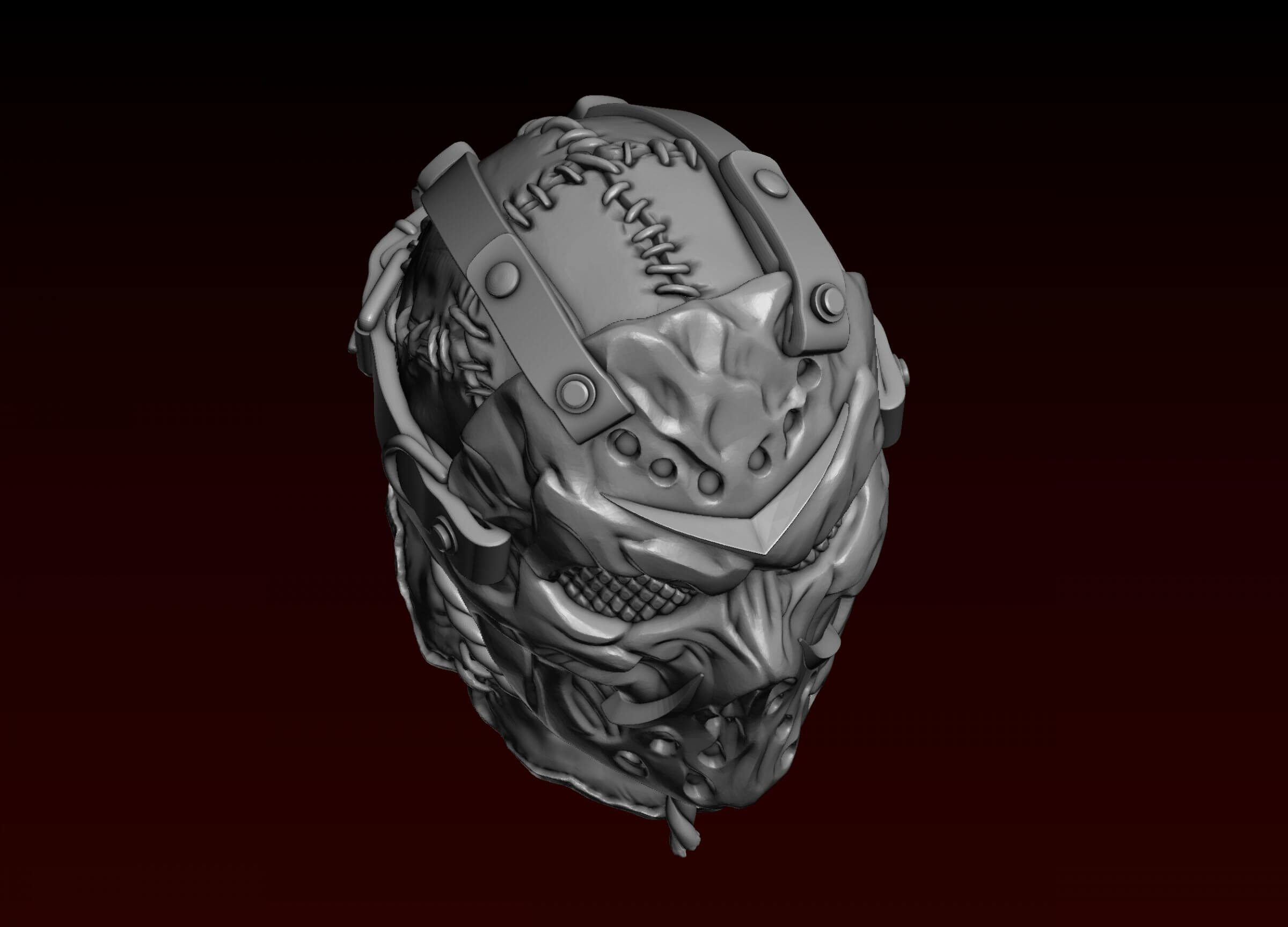 Jason Head in Mask - 3D Model by alexkovalev