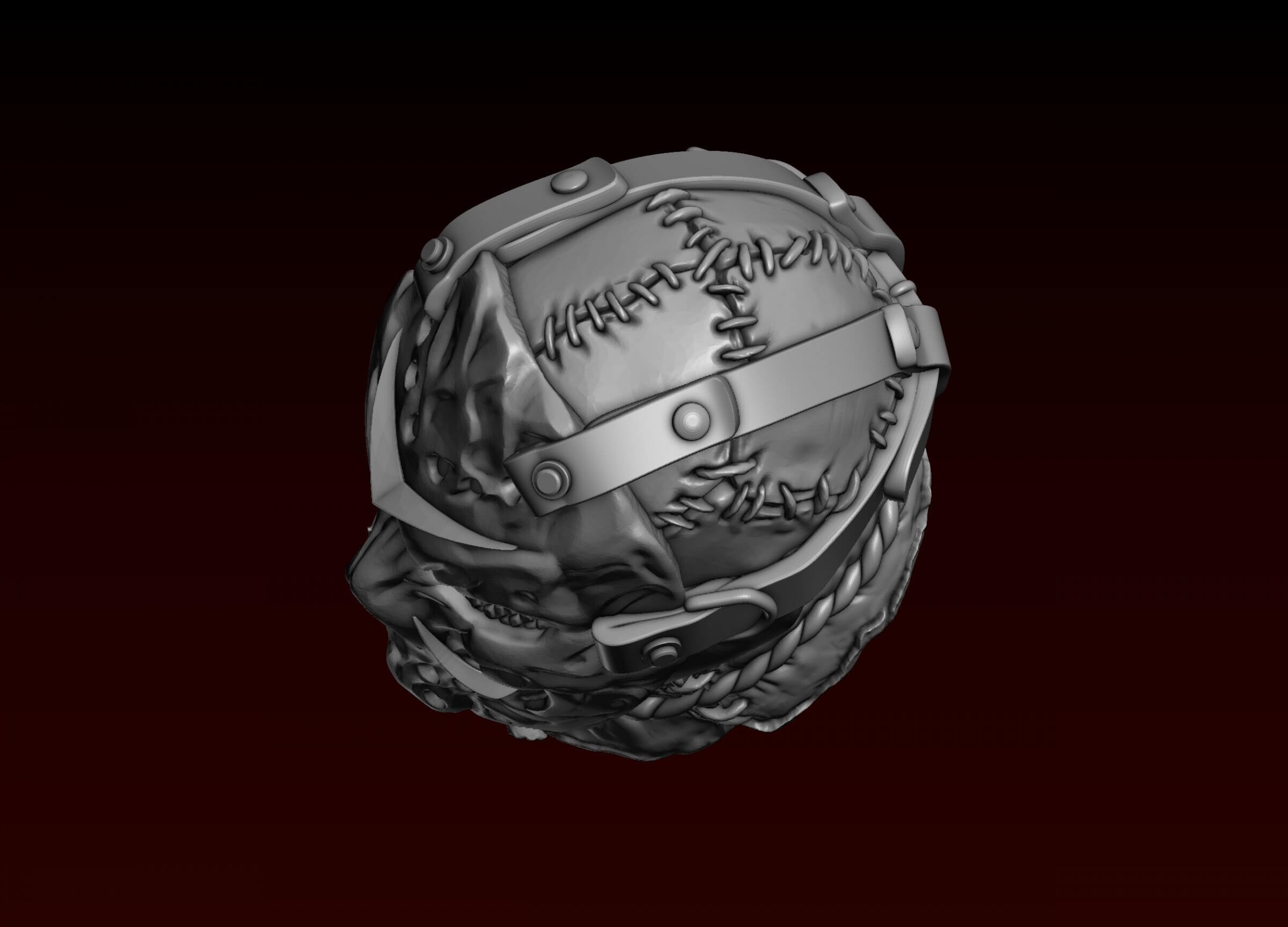 Jason Head in Mask - 3D Model by alexkovalev