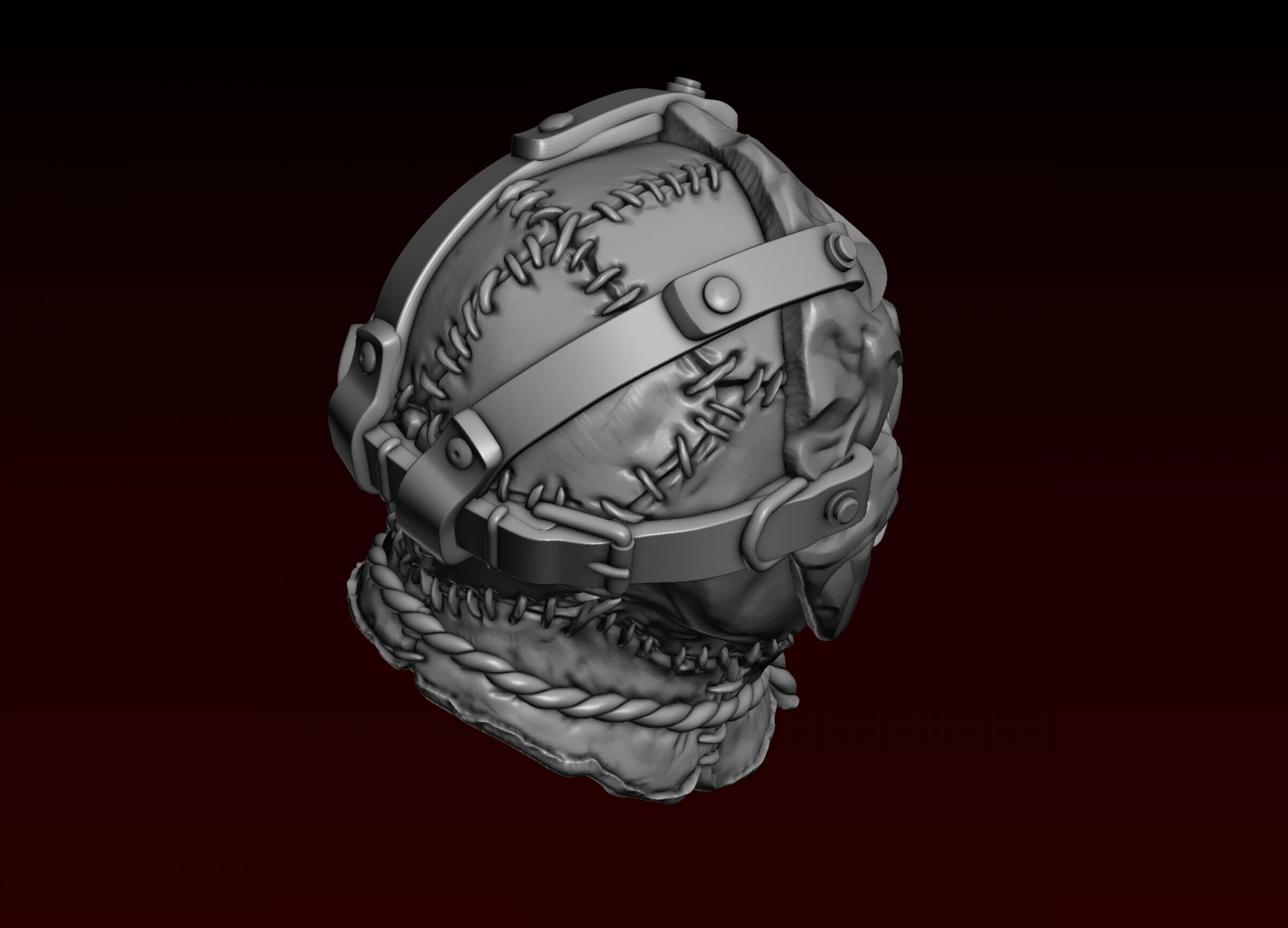 Jason Head in Mask - 3D Model by alexkovalev
